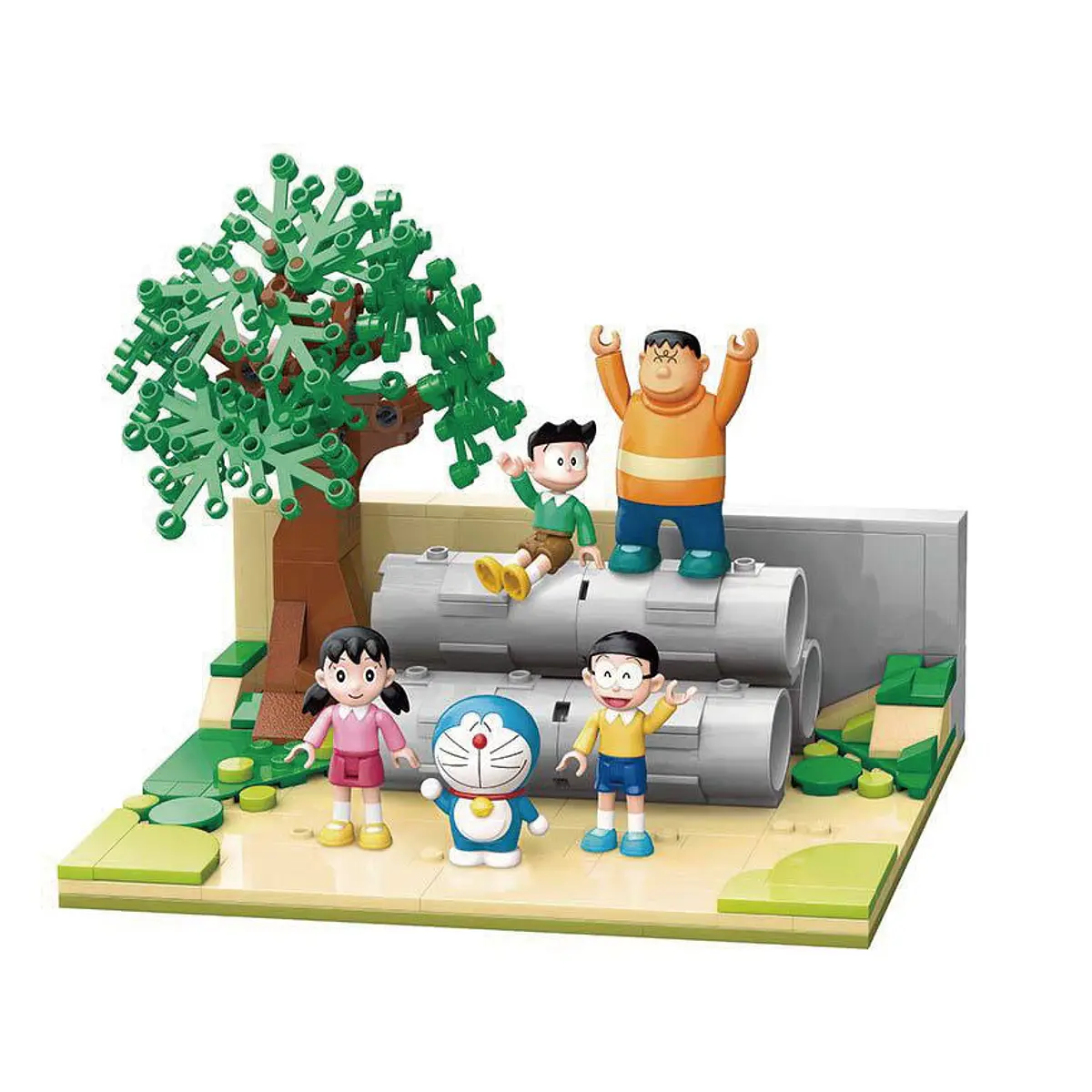 Set Doraemon Nobita Shizuka Takeshi Suneo Compatible Lego