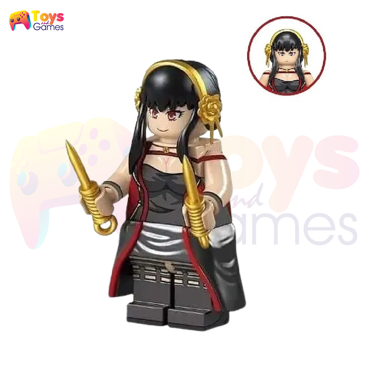 Spy × Family Yor Forger Minifigura Compatible Lego Armable