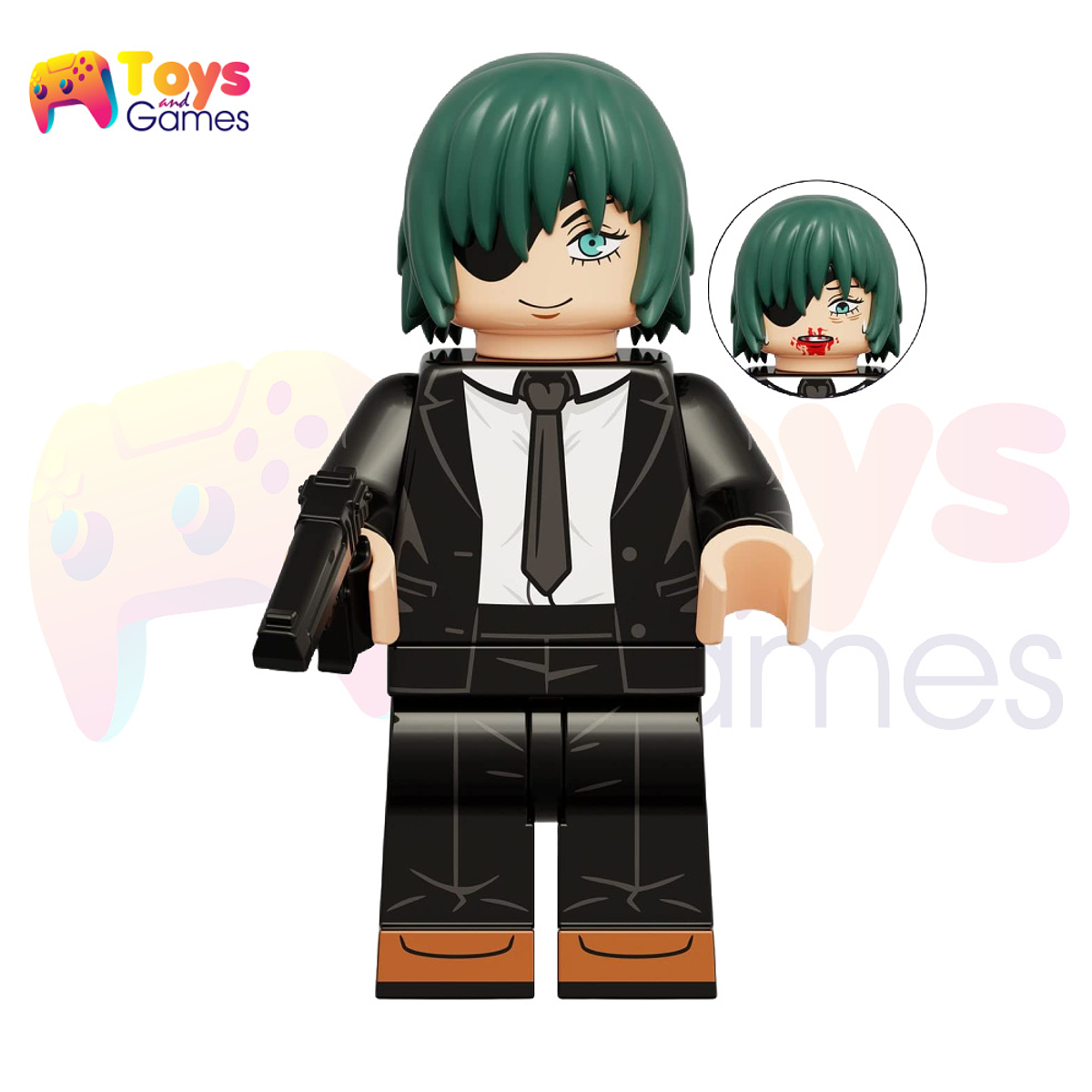 Chainsaw Man Himeno Minifigura Compatible Lego Armable Anime