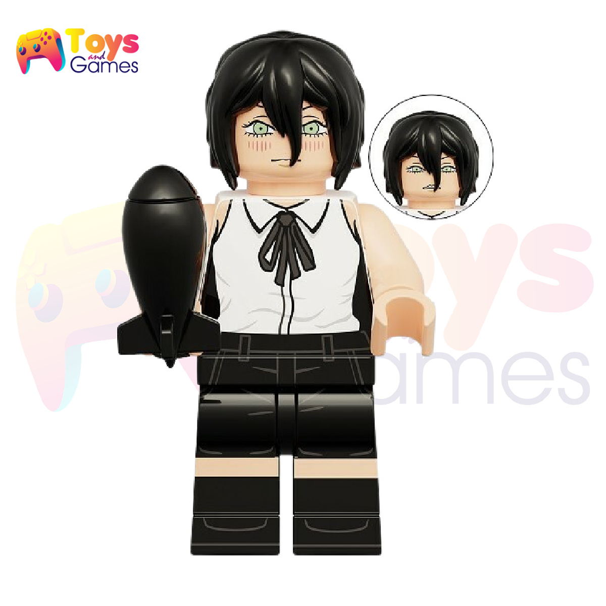 Chainsaw Man Lady Reze Minifigura Compatible Lego Armable