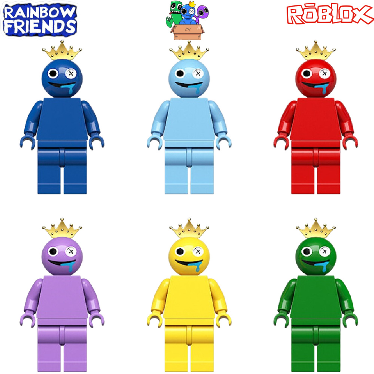 Rainbow Friends Roblox Compatible Lego Armables Set B