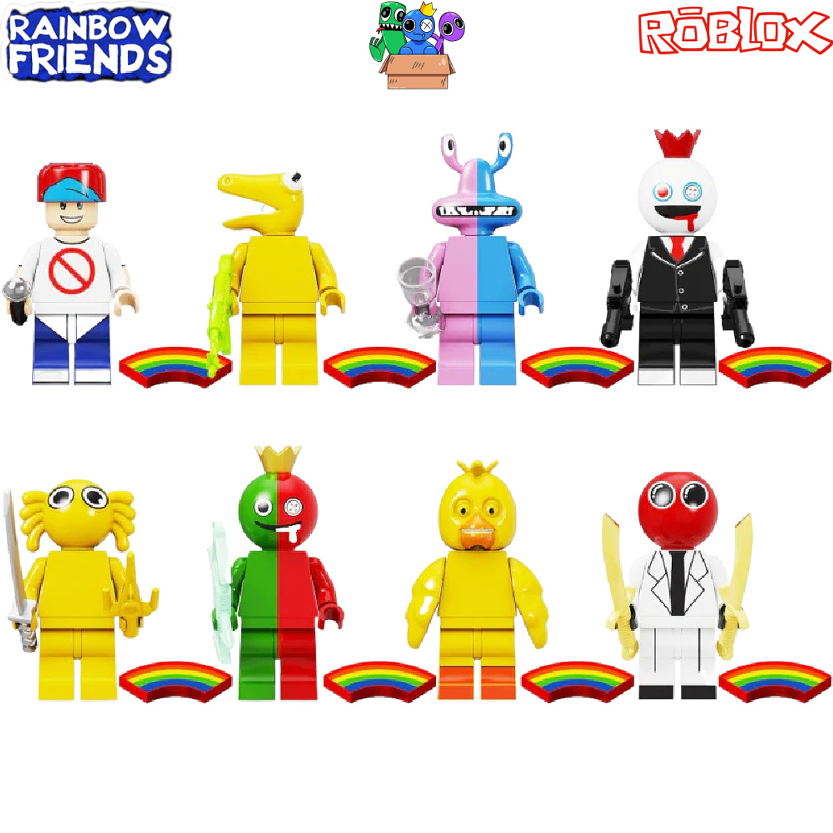 Rainbow Friends Roblox Compatible Lego Armables Set C