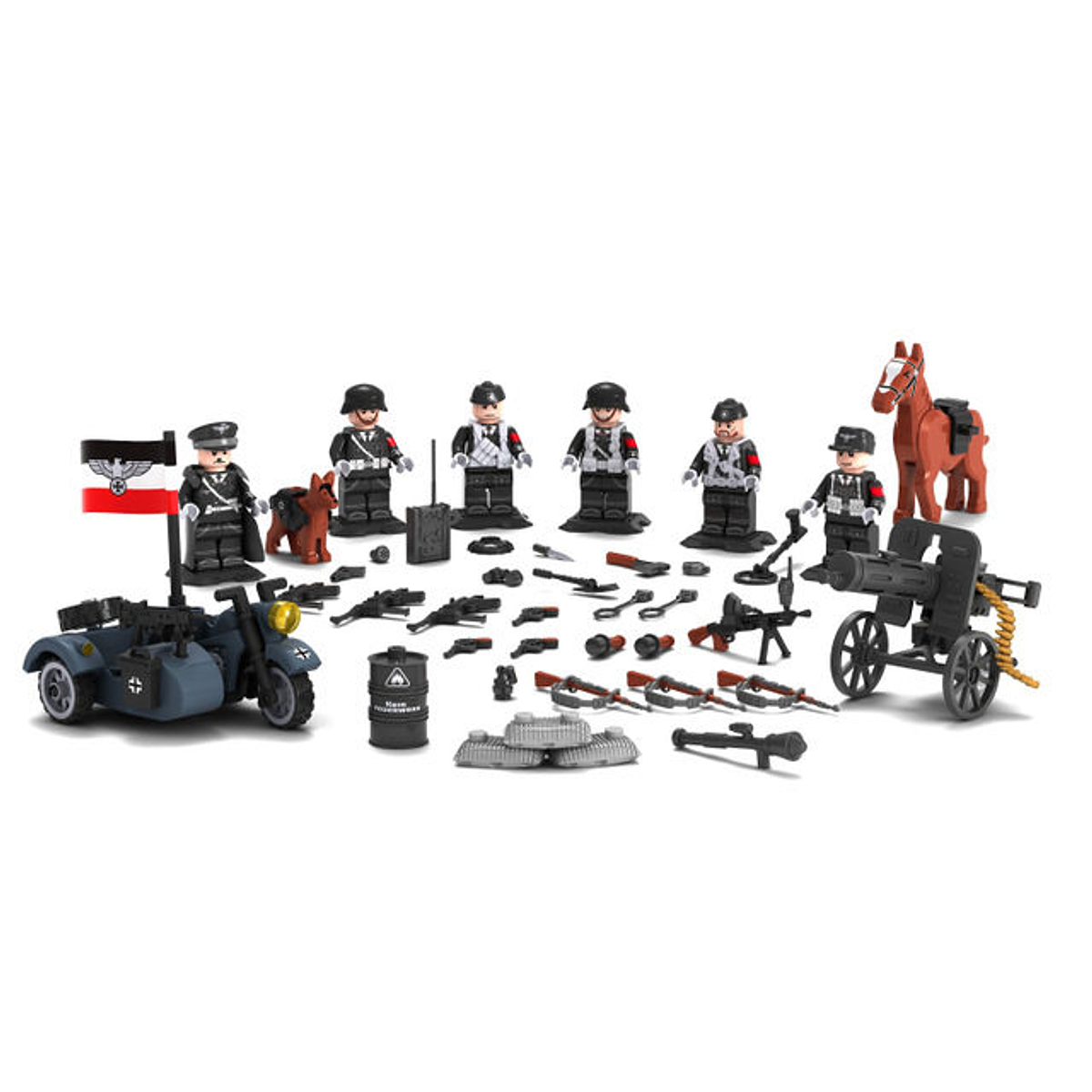Soldados Nazi Alemania Compatible Lego Hitler Segunda Guerra
