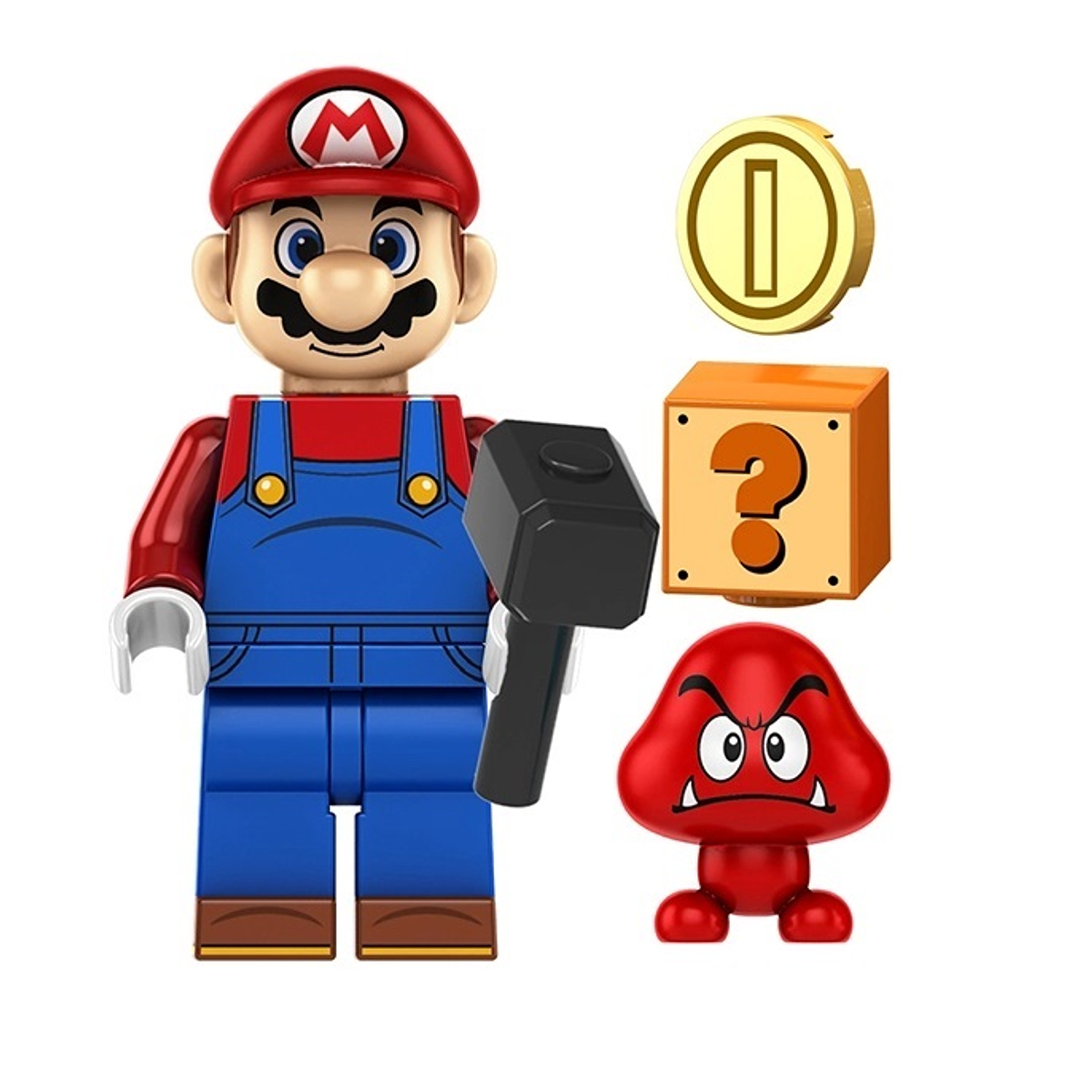 Super Mario Bross Figura Minifigura Compatible Lego Armable