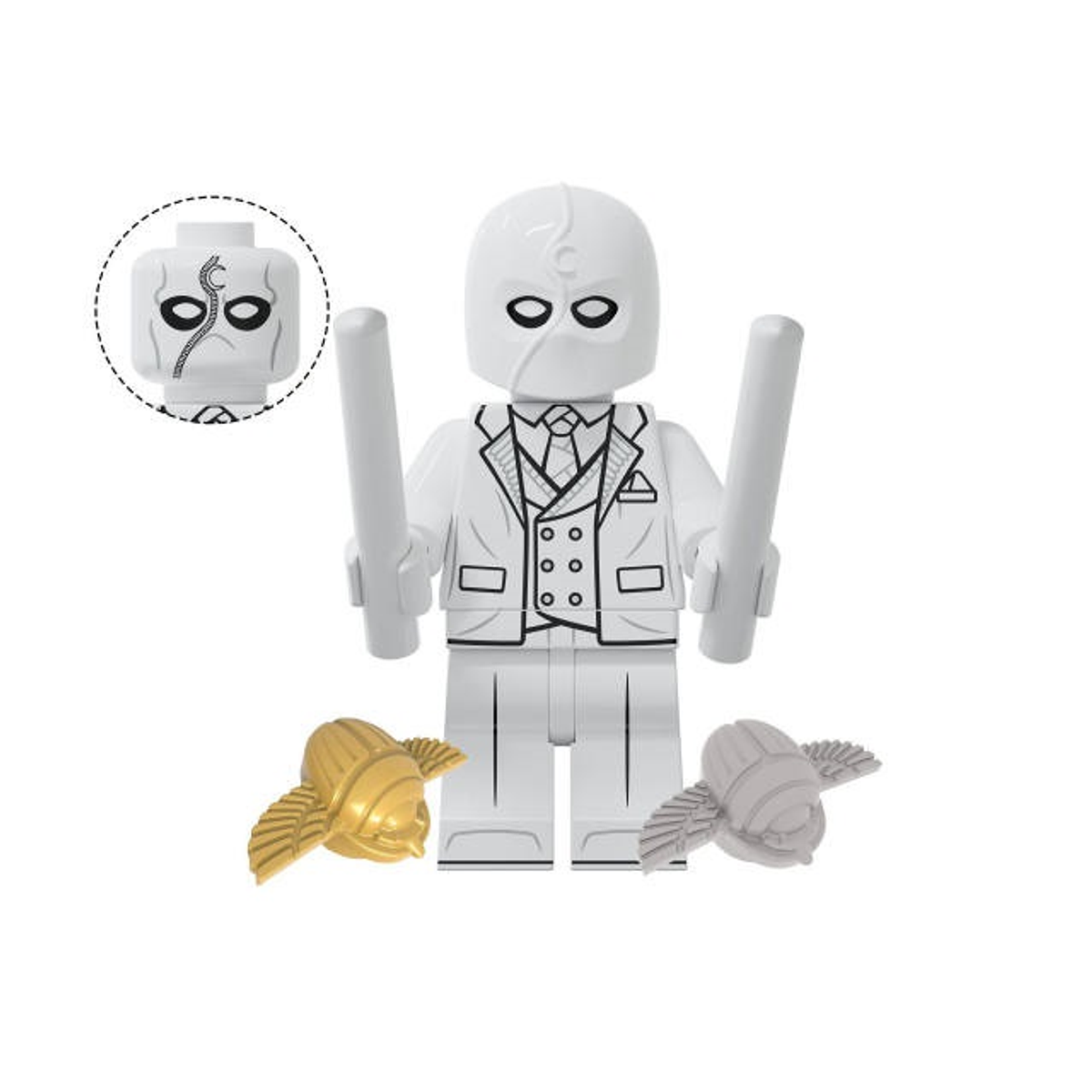 Moon Knight Set Compatible Lego Marvel Marc Khonshu Layla