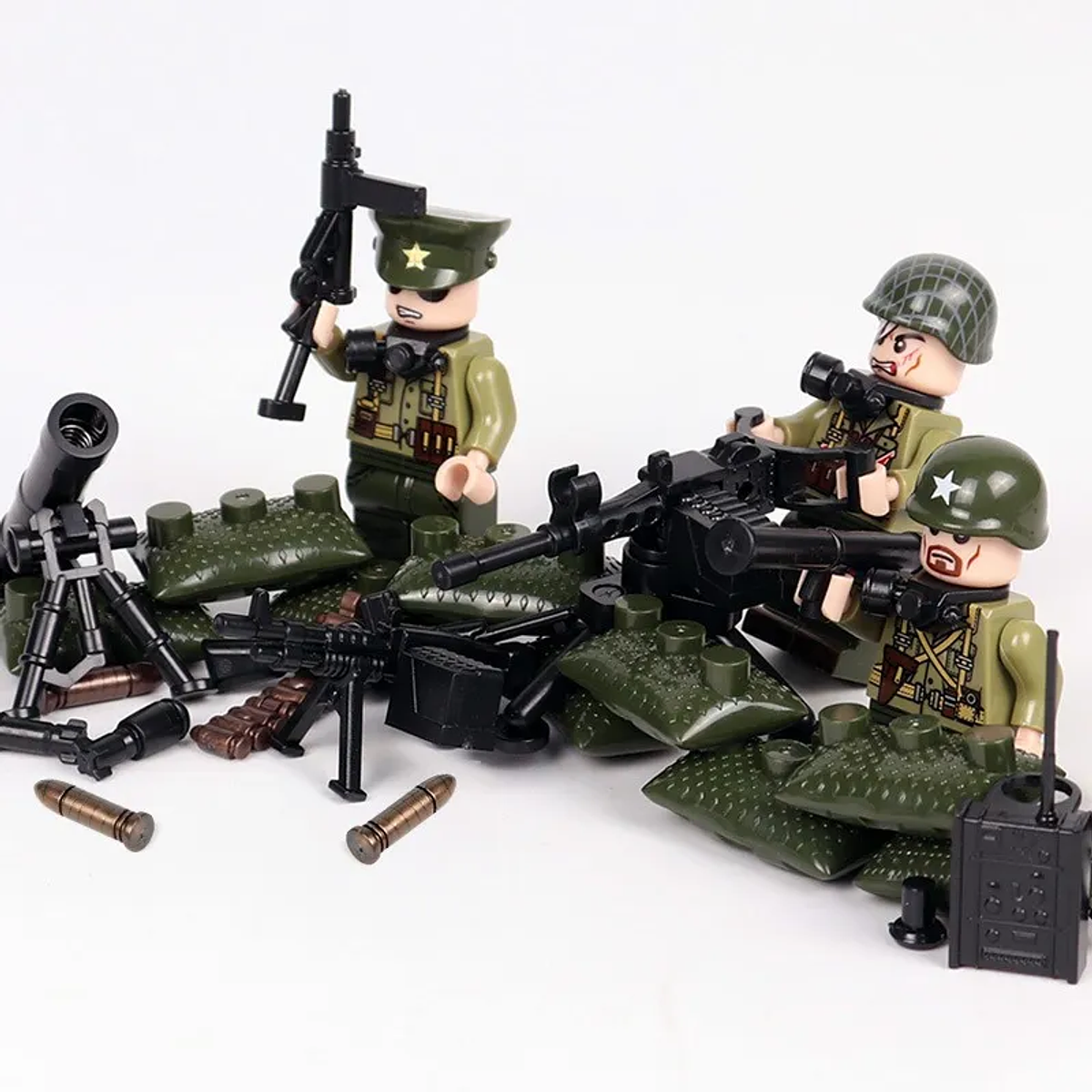 Set Ejército Usa Soldados Armable Guerra Mundial V1