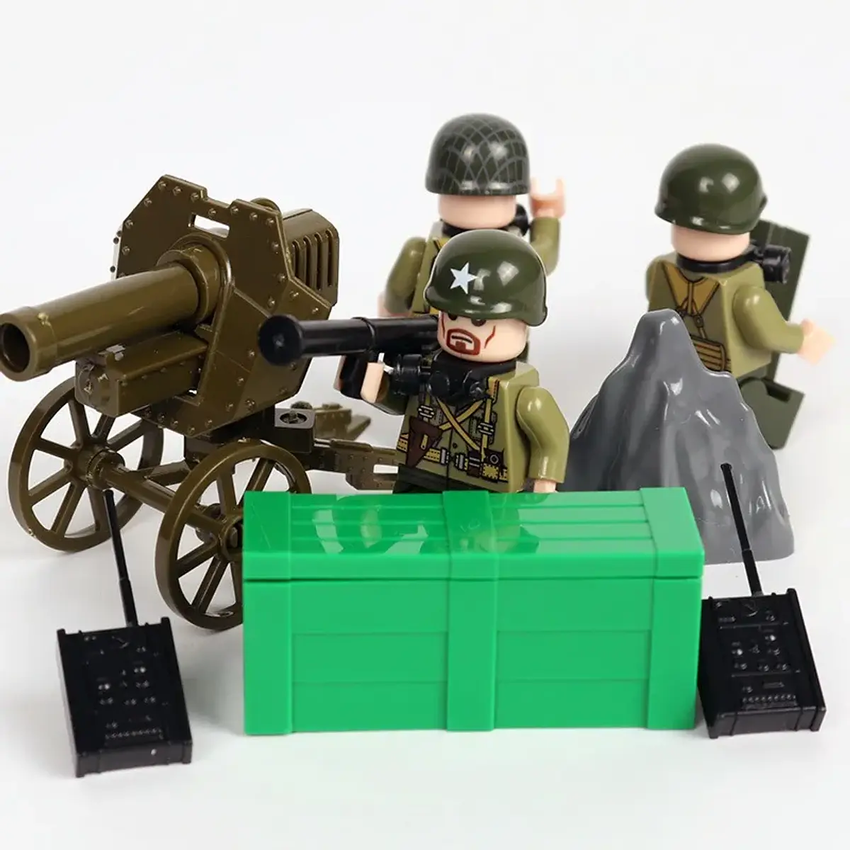 Set Ejército Usa Soldados Armable Guerra Mundial V1