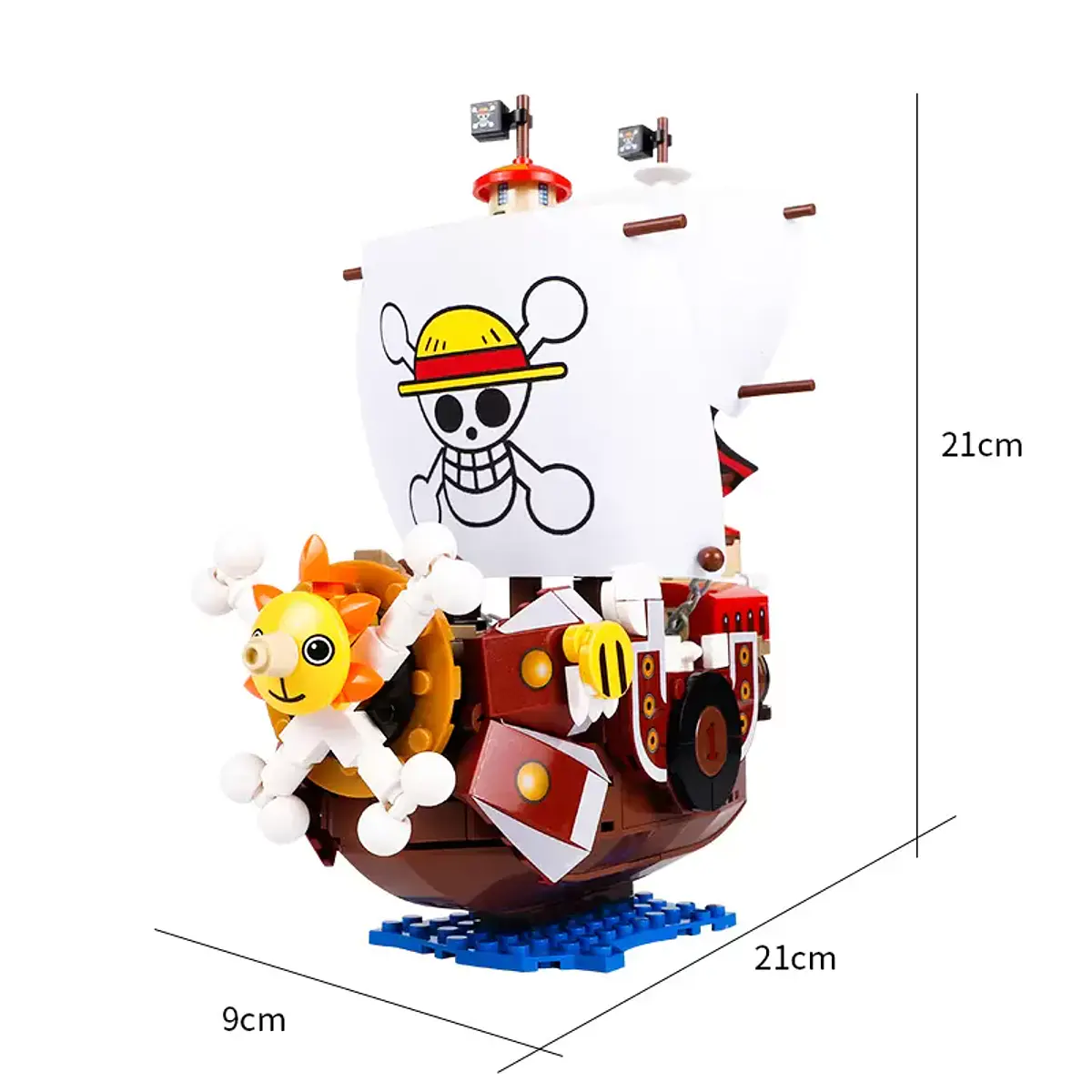 Barco Thousand Sunny One Piece Armable 432pzs Compatible Leg