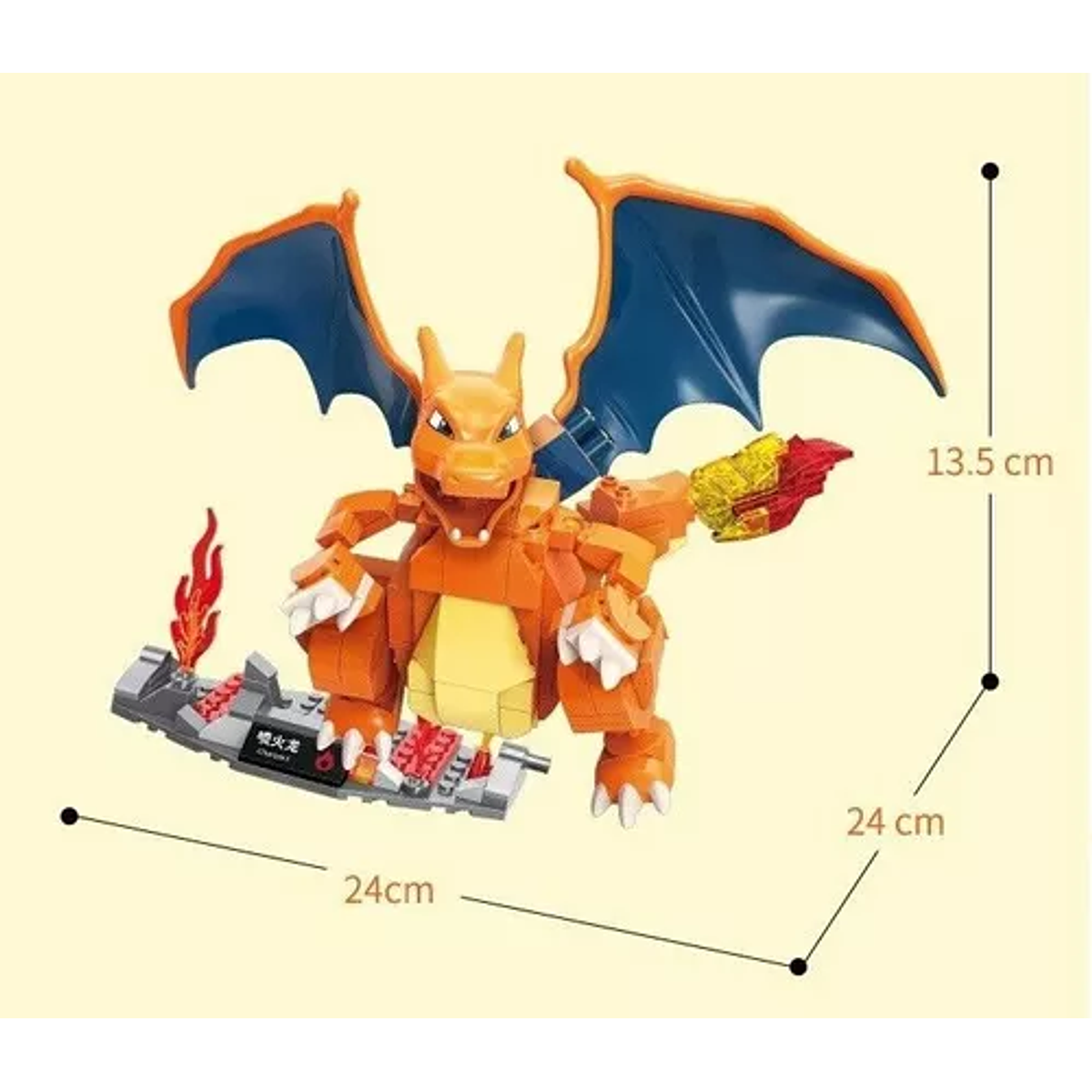 Pokémon Charizard Armable - Compatible con LEGO | 273 Piezas