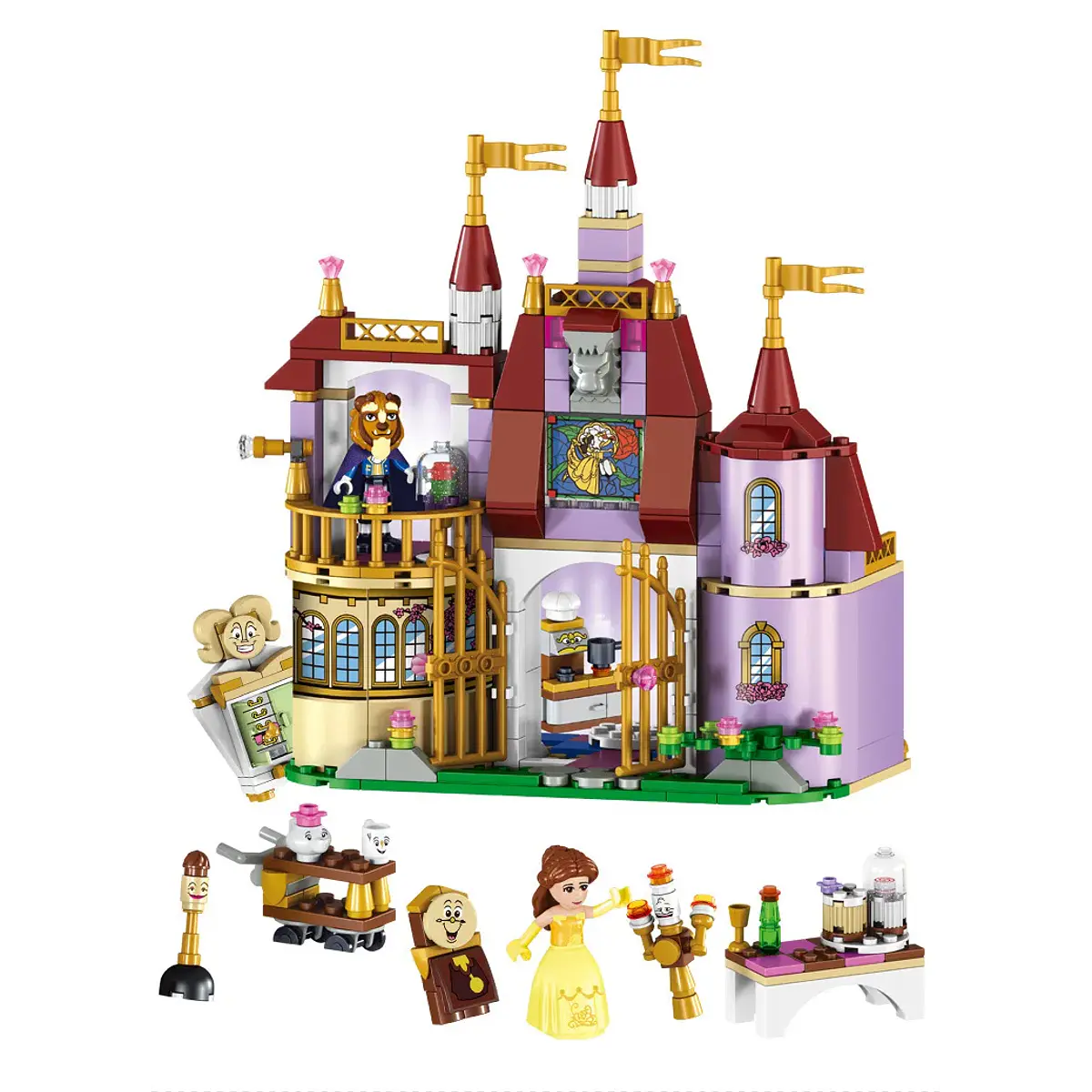 Castillo de la Bella y la Bestia Compatible con Lego Disney
