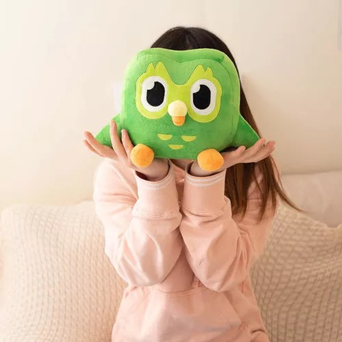 Peluche De Duolingo Color Verde