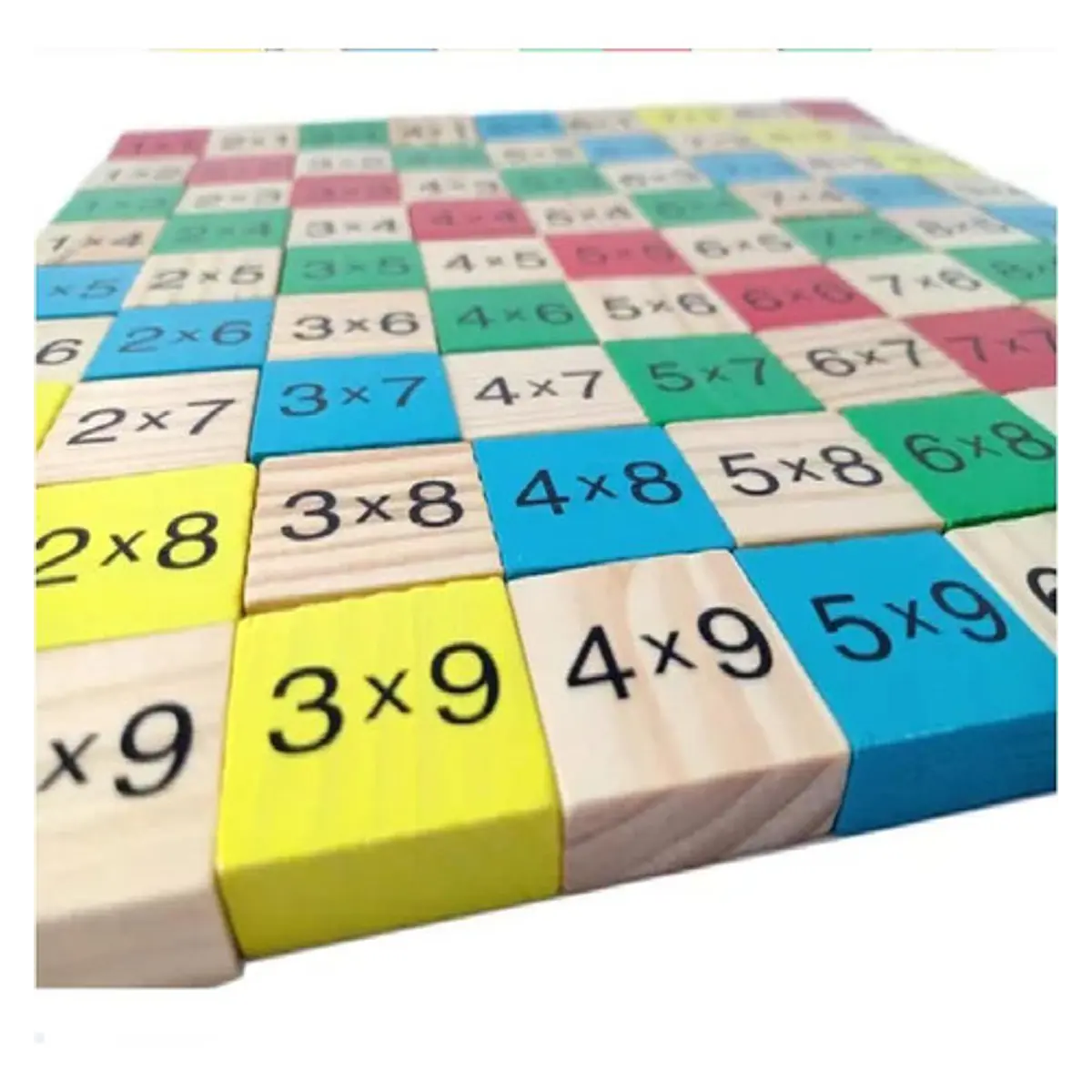 Tabla De Multiplicar Montessori Didáctico De Madera Artidix