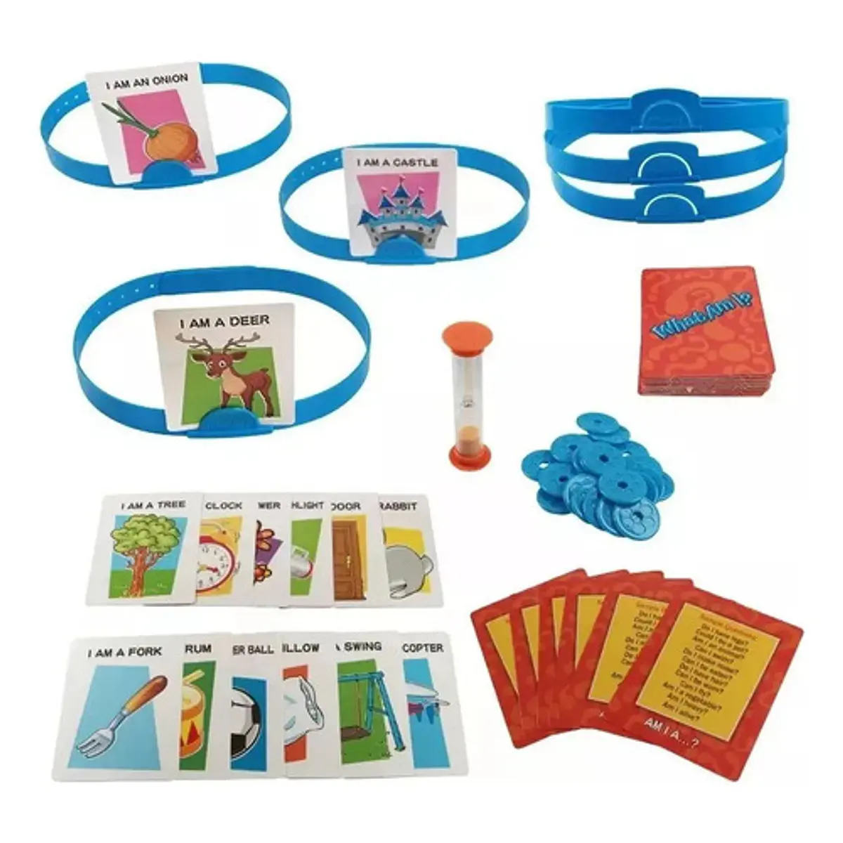 Juego Adivina Quién Soy Con Tarjetas Mesa Juguete What Am I?