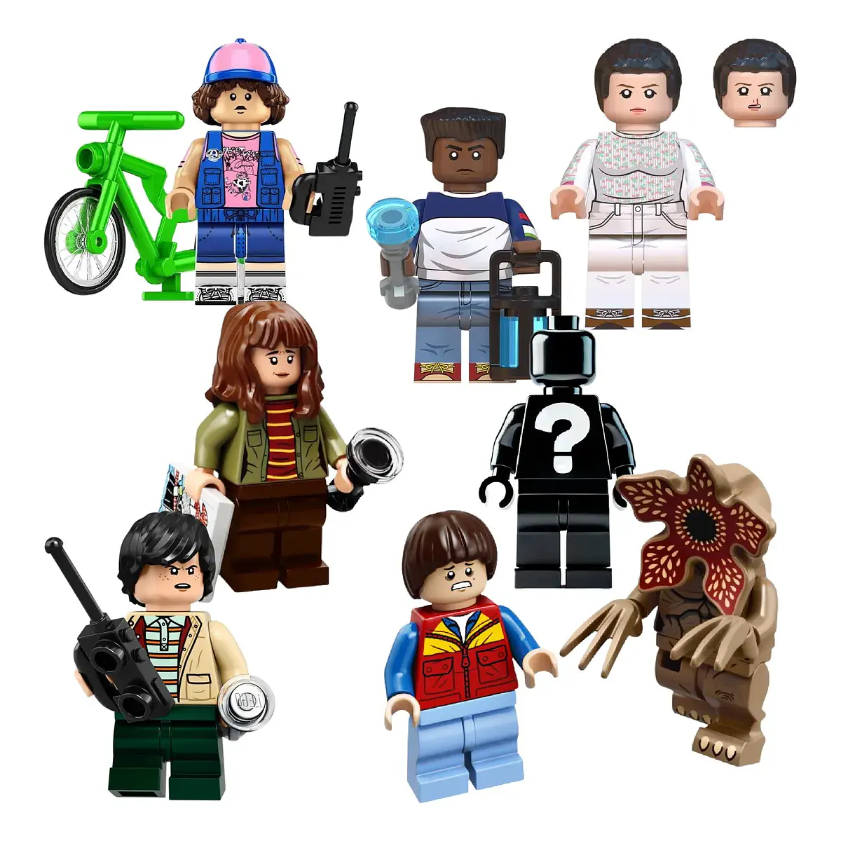 Set Stranger Things Armables Bloque Dustin Demogorgon Eleven