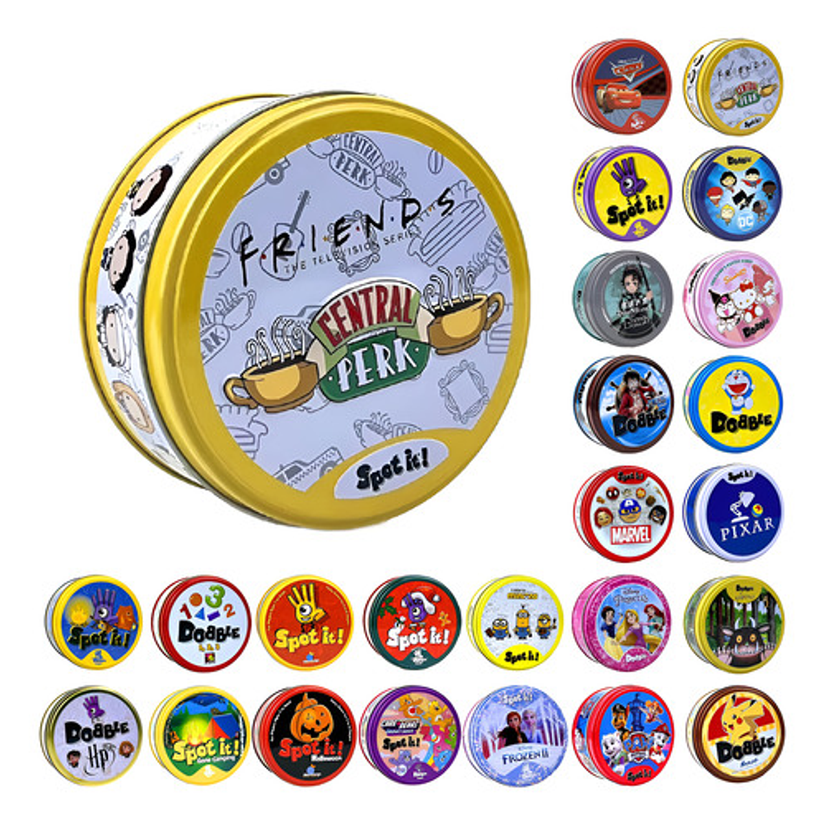 Spot It! Dobble Friends Juego De Mesa Central Perk