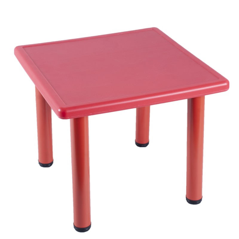 Mesa para Niños Cuadrada Roja