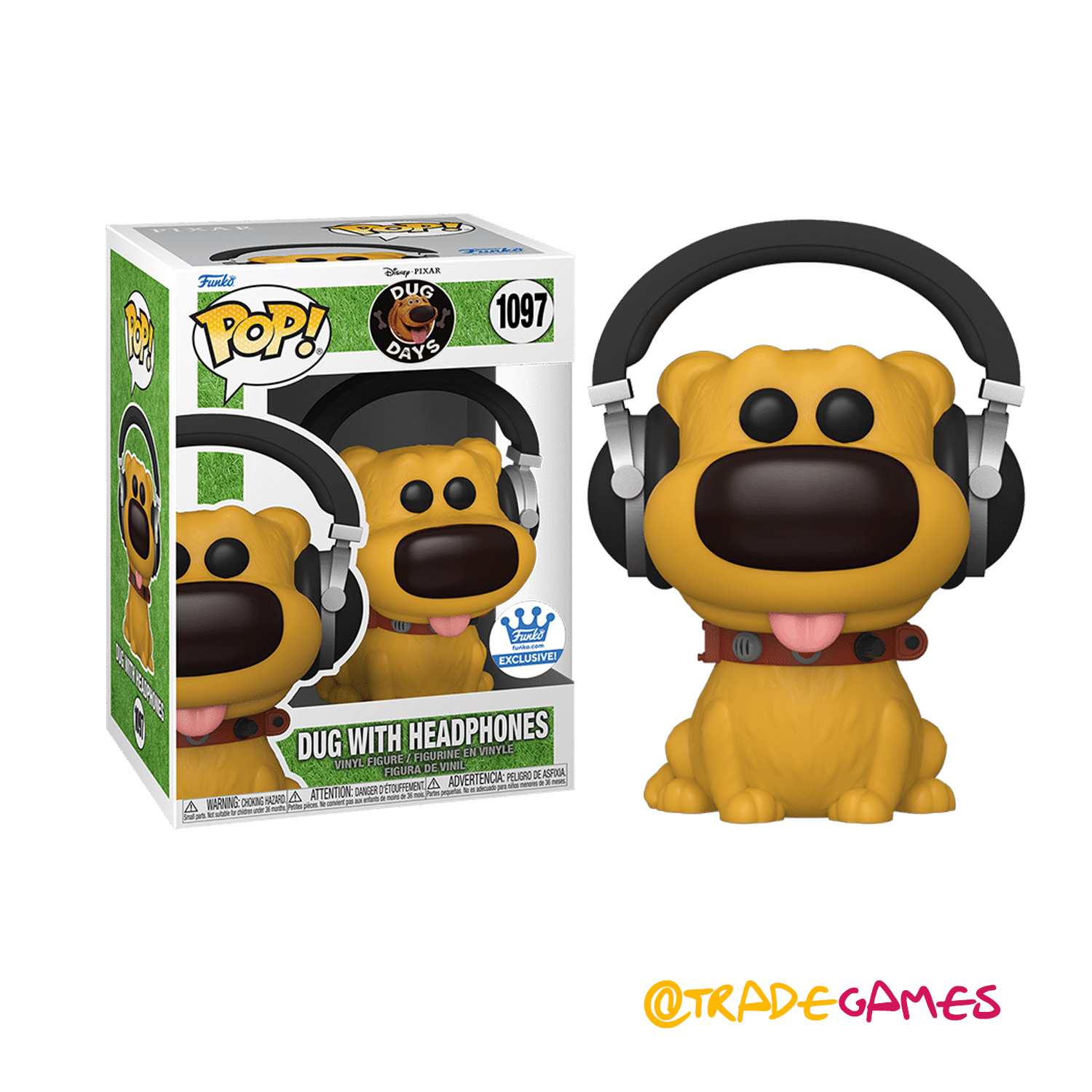 Funko Pop! DUG WITH HEADPHONES 1097 FUNKO SHOP