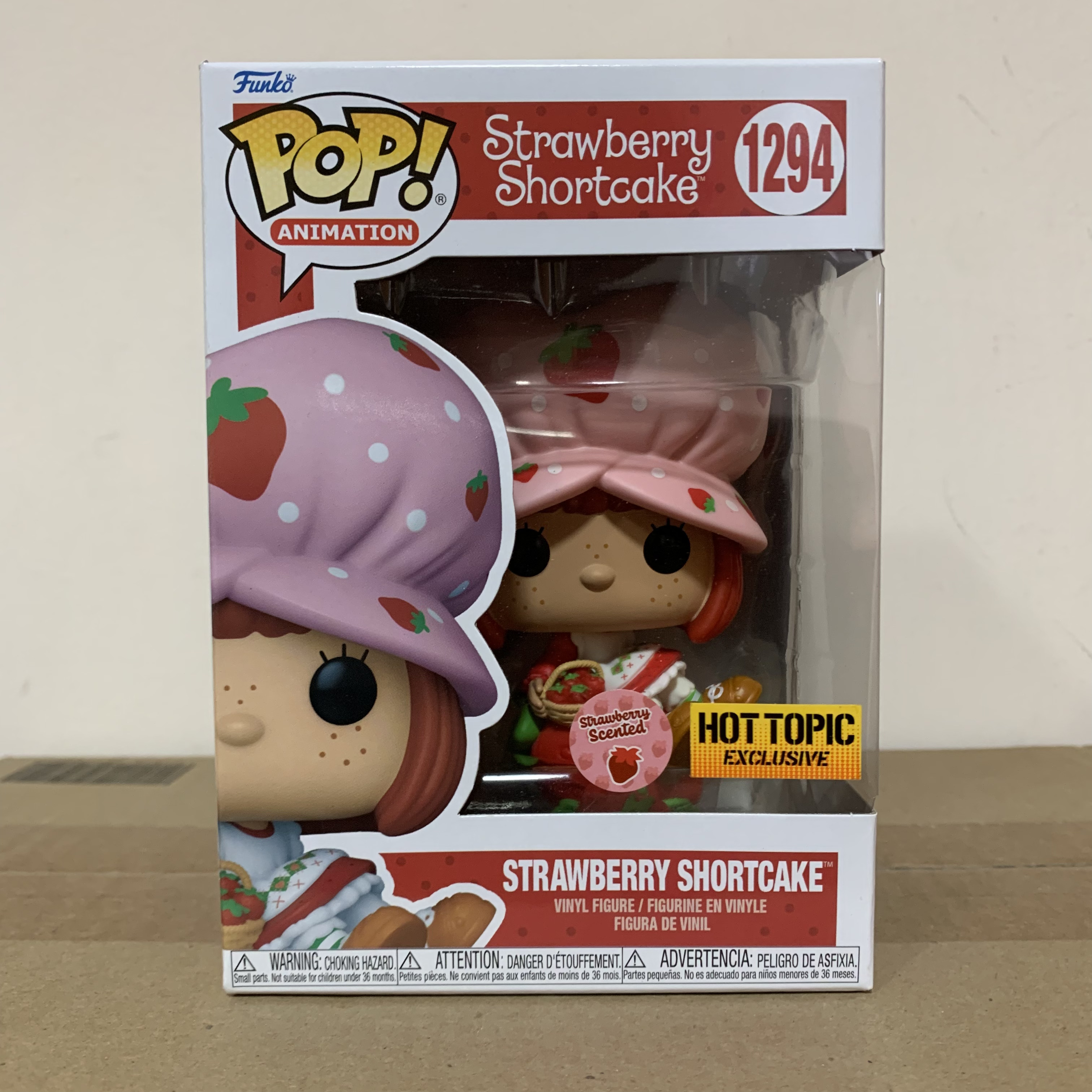 Funko Pop! STRAWBERRY SHORTCAKE 1294 HOT TOPIC (Detalle en c