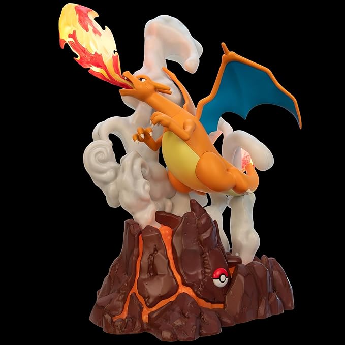 Pokémon Select CHARIZARD DELUXE LIGHT FX 13 inch- Jazwares