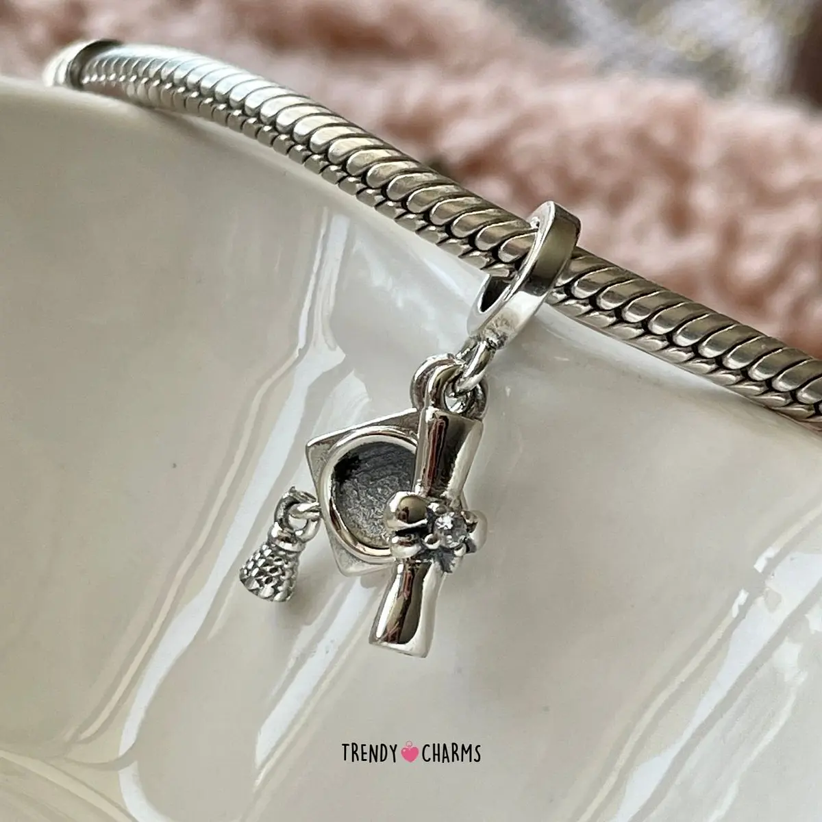 Charm Graduado Colgante Plata 925
