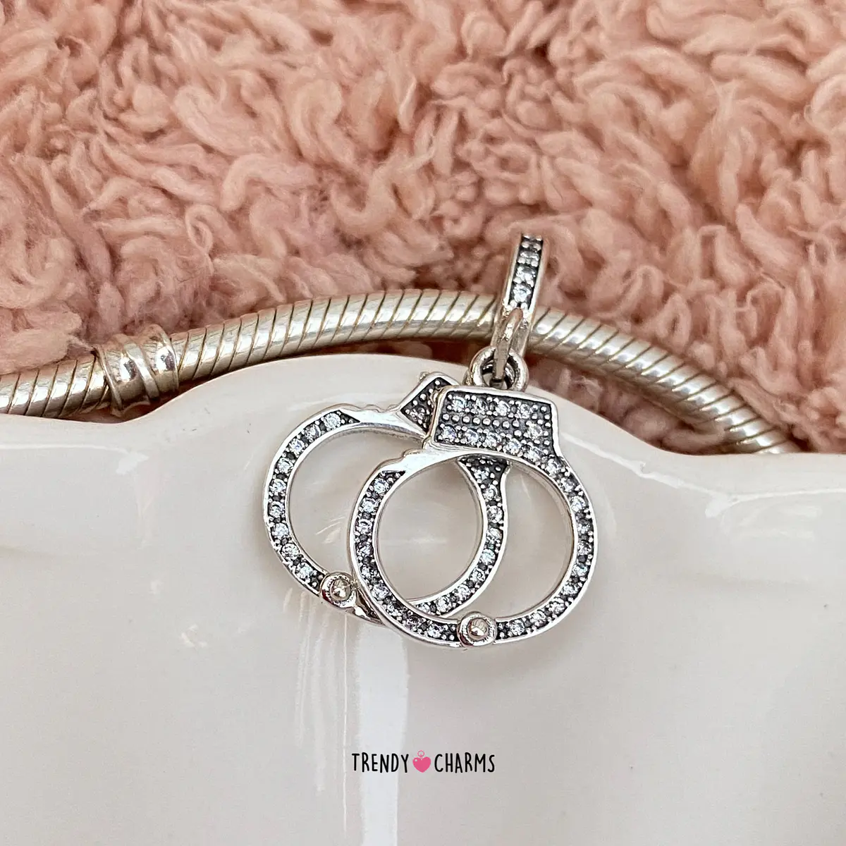 Charm Esposas Policía Plata 925