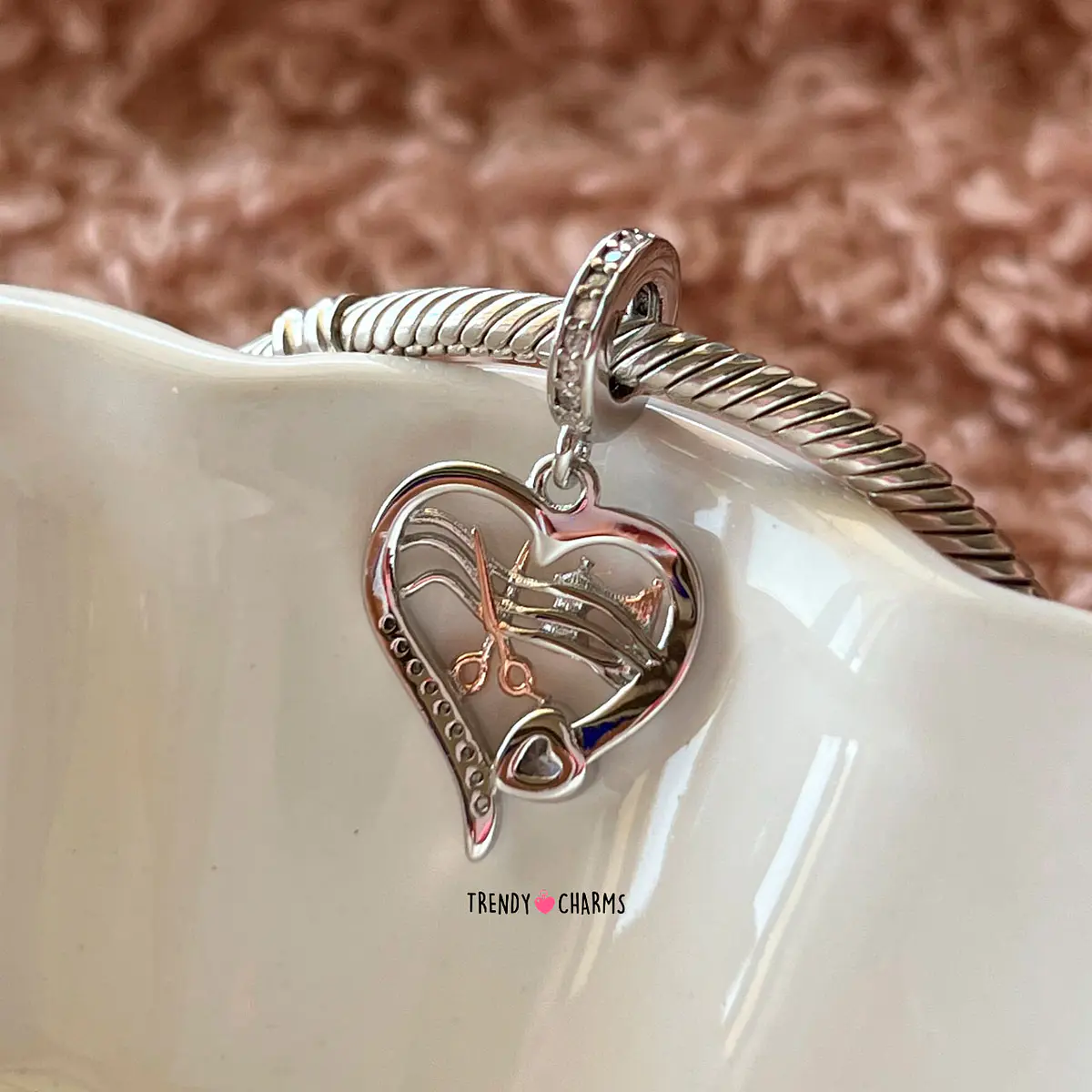 Charm Diseñadora de Moda Plata 925 | Trendycharms