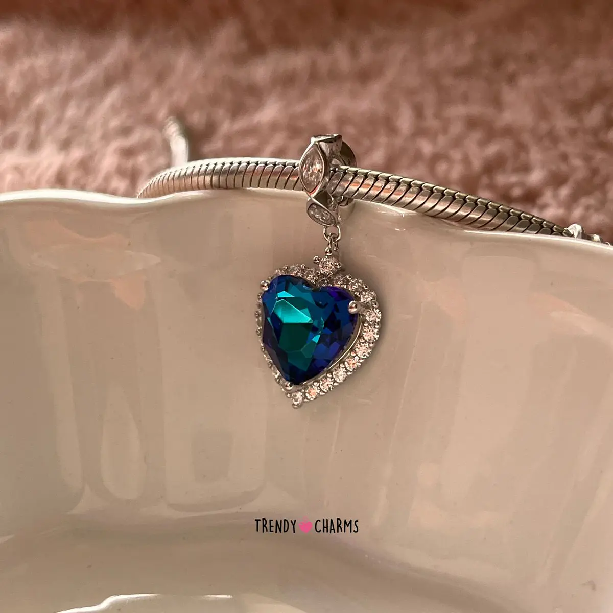 Charm Corazón de Mar Plata 925 | Trendycharms
