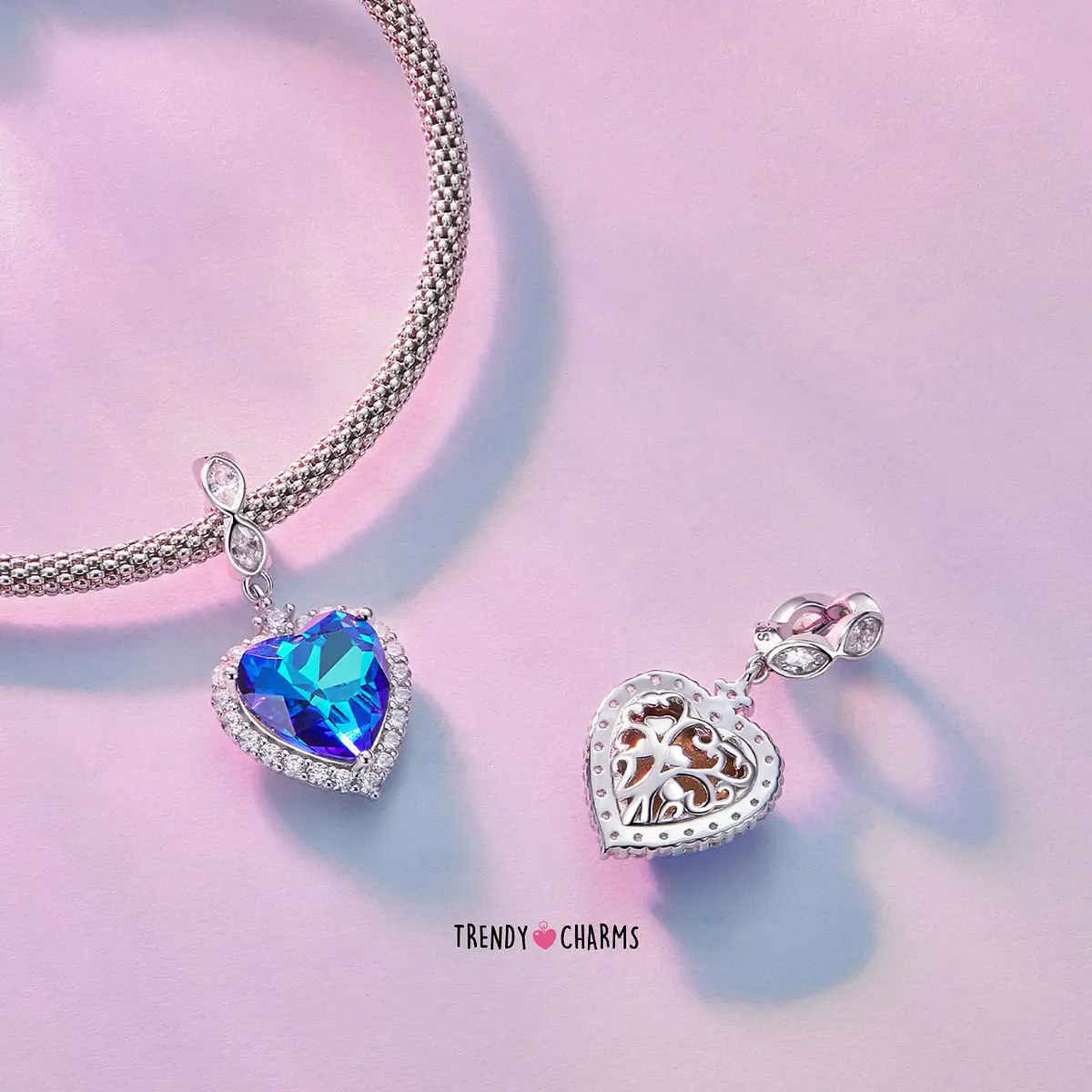 Charm Corazón de Mar Plata 925 | Trendycharms
