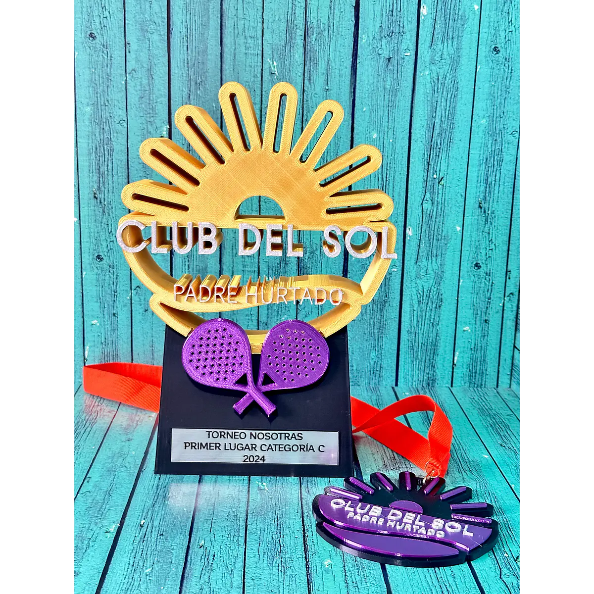 Trofeos y medallas padel Club del sol