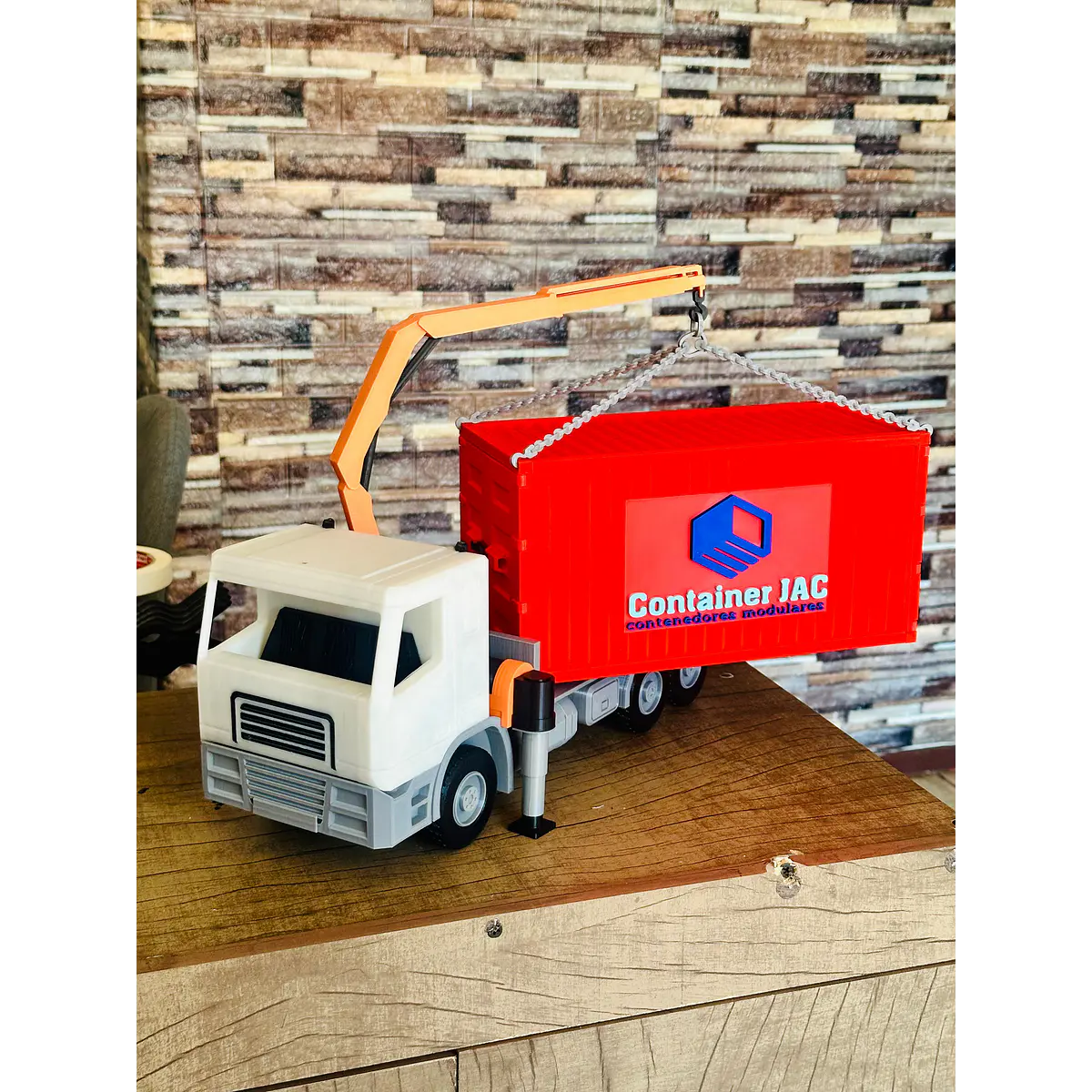 Camion Grua pluma Para Container JAC