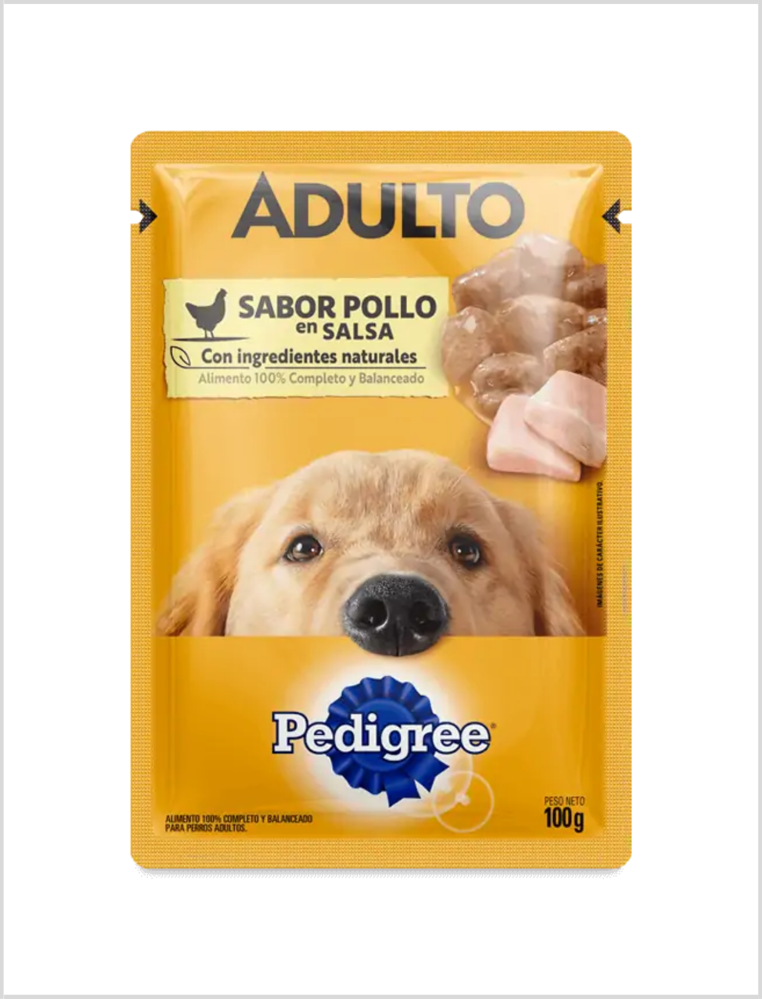 Pedigree Sachet Sobre Adulto En Salsa Sabor Pollo 100gr