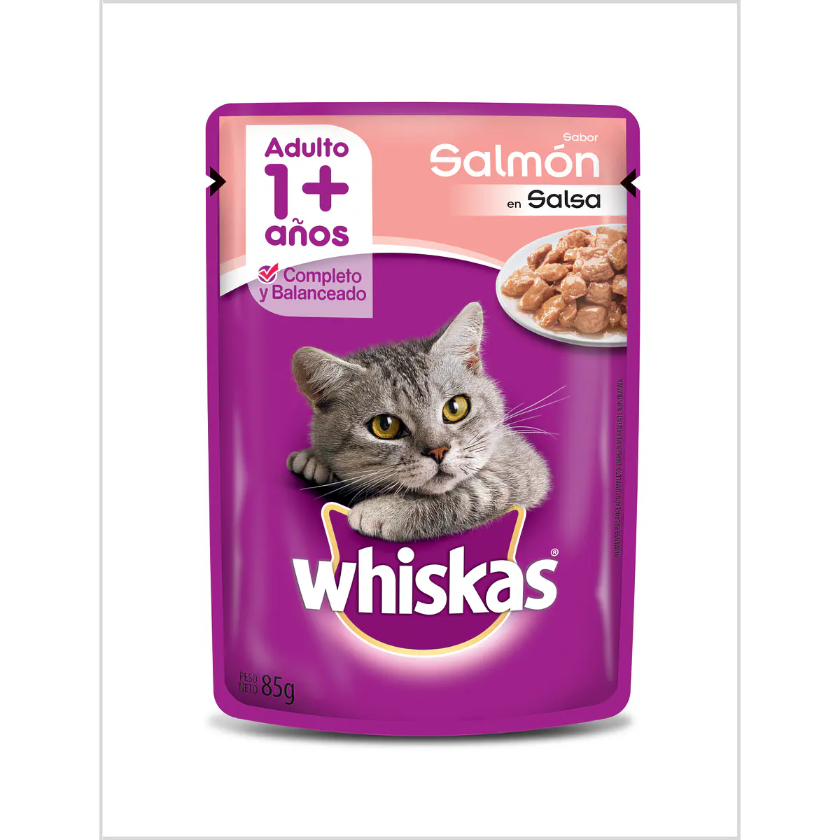 WHISKAS SACHET SALMON 85g | Trini Petshop - Tienda de Mascotas