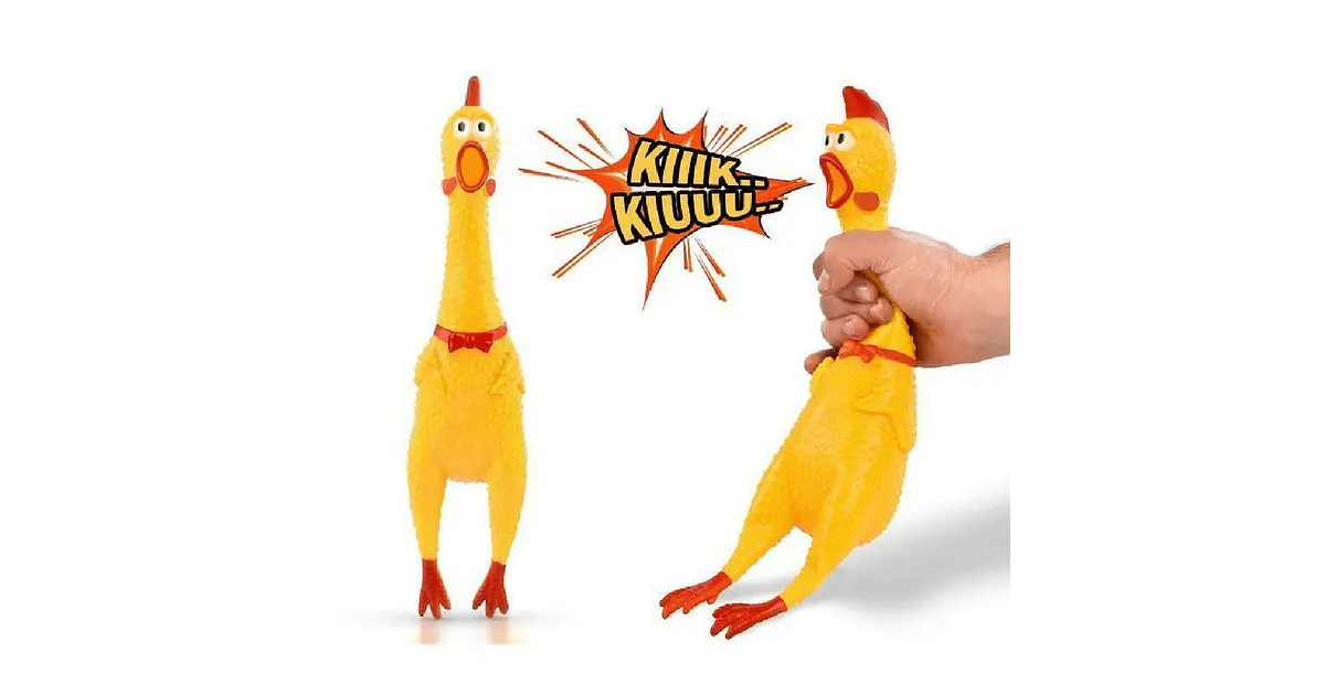 Pollo de plastico