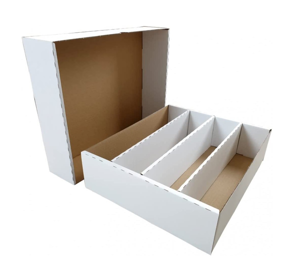 Cardbox / Fold-out Box with Lid for Storage of 4.000 Cards