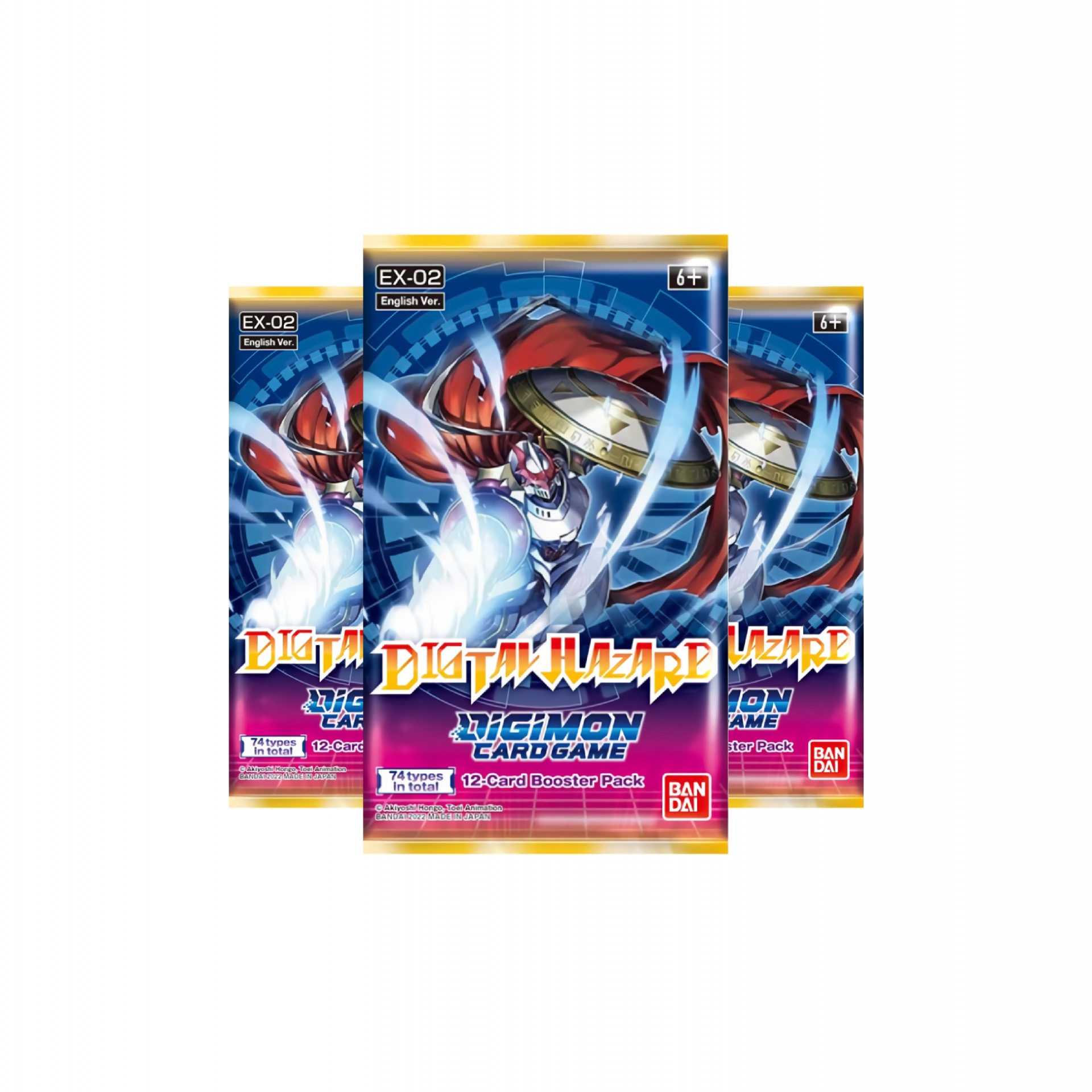 DIGIMON CARD GAME - DIGITAL HAZARD EX-02 BOOSTER (24 PACKS)