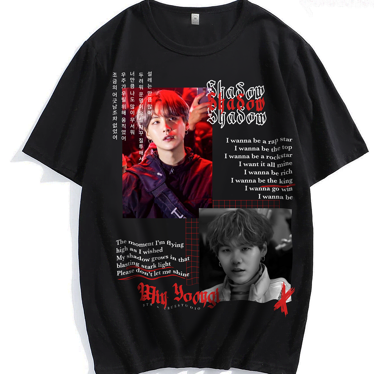 BTS Min Yoongi | SHADOW | Short Sleeve T-shirt