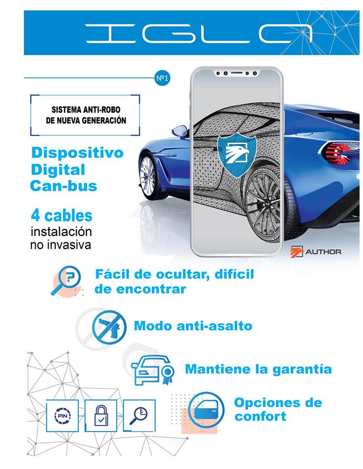 IGLA 200 Antiportonazos digital desactivacion por pin code