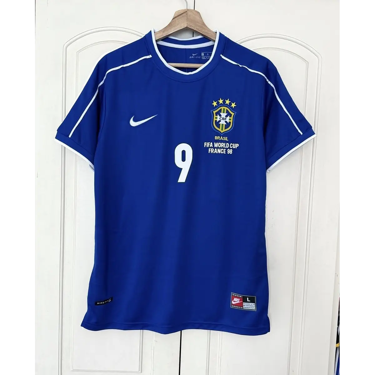 Ronaldo 9 - Brazil Away 1998 World Cup