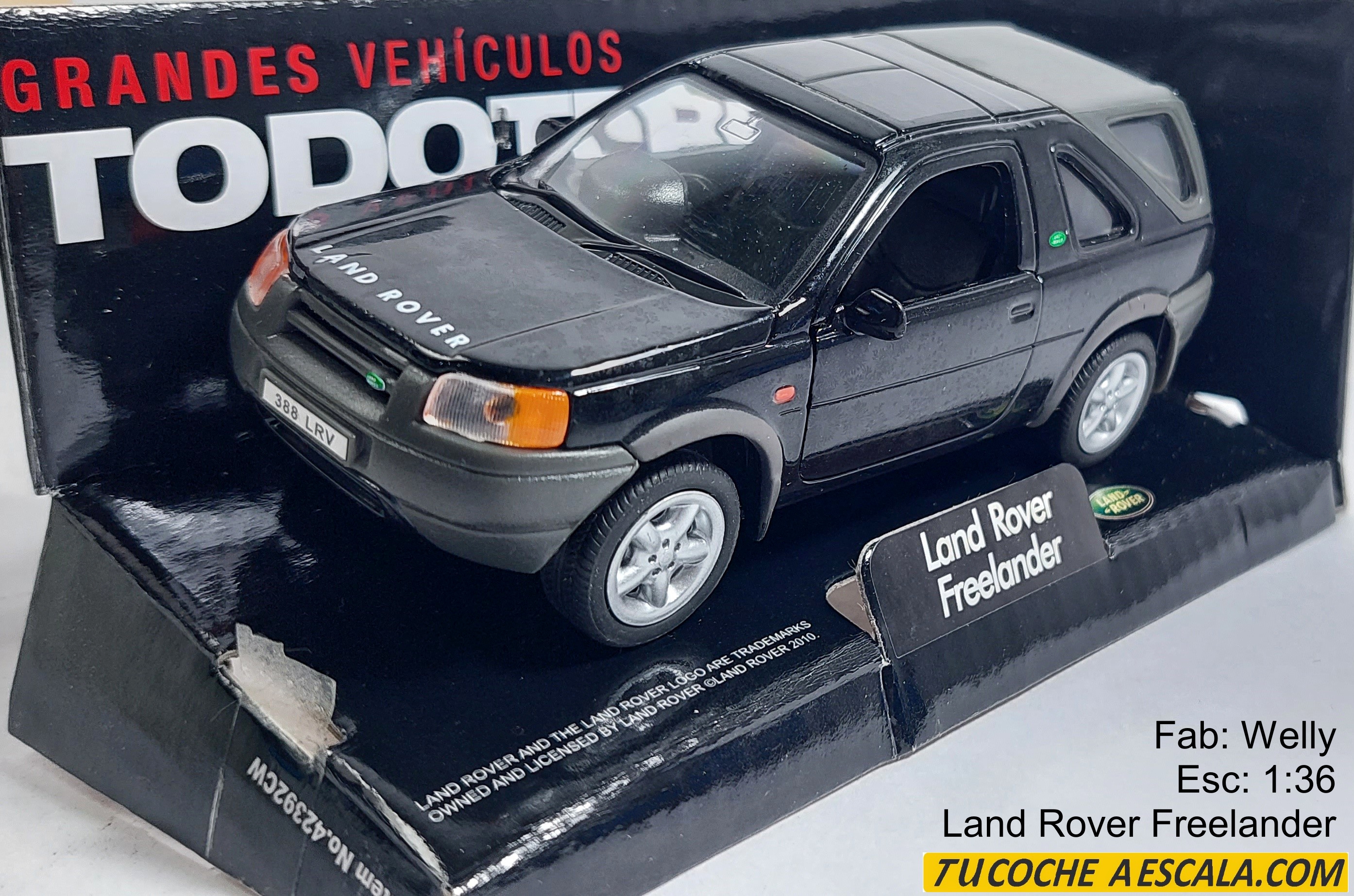Land Rover Freelander 2002 , Escala 1/36, Marca Welly