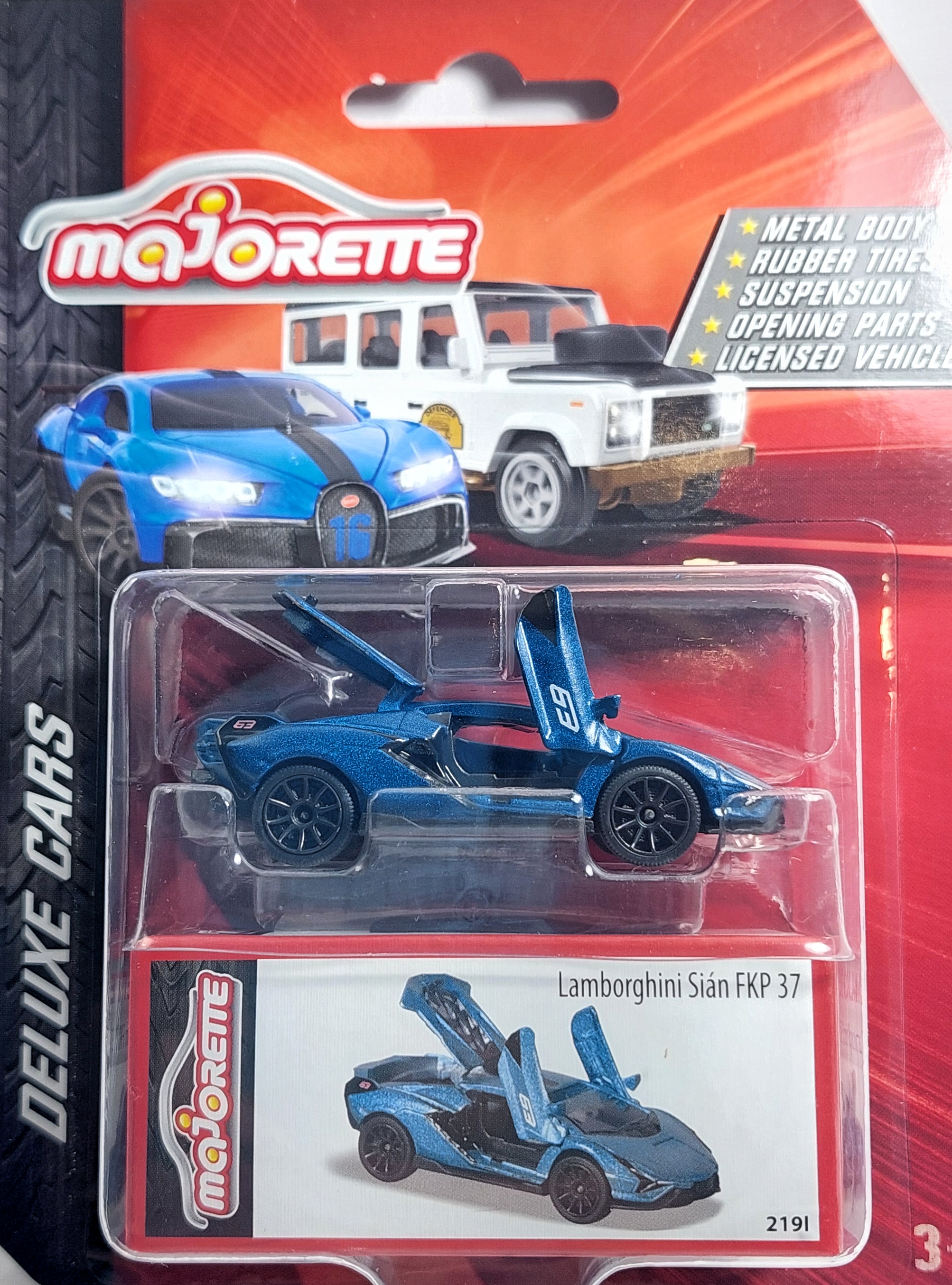 LAMBORGHINI SIAN AZUL , Escala 1:64, Marca MAJORETTE