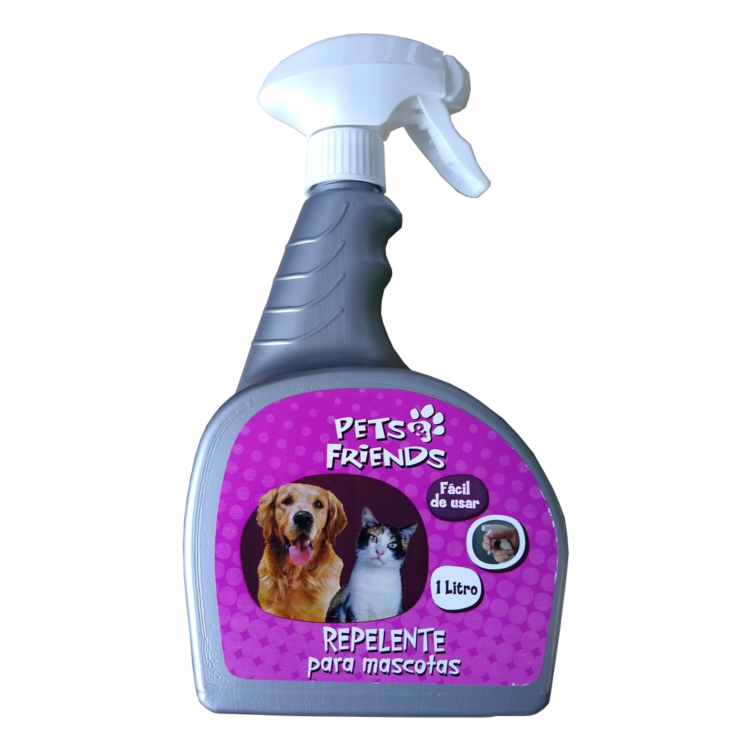 Repelente Perros y Gatos 1litro Pets Friends en spray