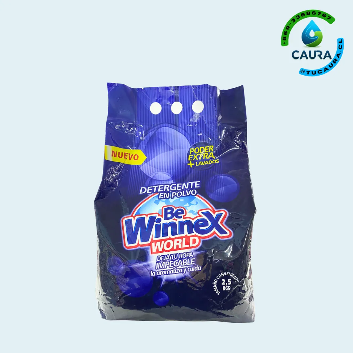 DETERGENTE EN POLVO WINNEX FRESCURA NATURAL 800 GR | TUCAURA.CL