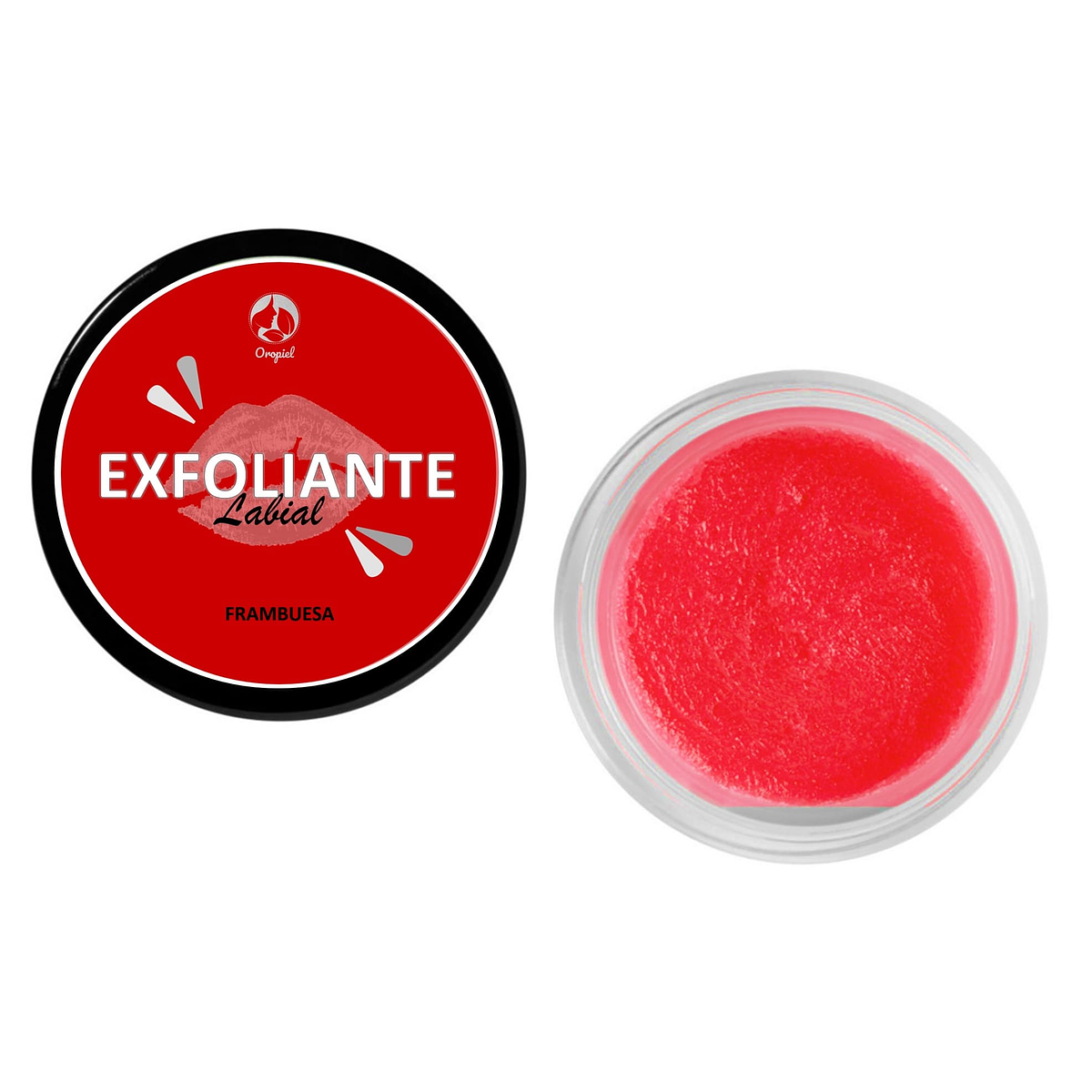 Exfoliante labial frambuesa Chile humectante labios secos | Oropiel