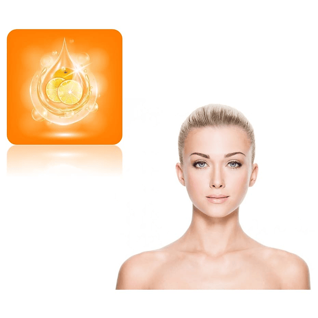 Gel facial vitamina C antioxidante hidratante rostro piel...