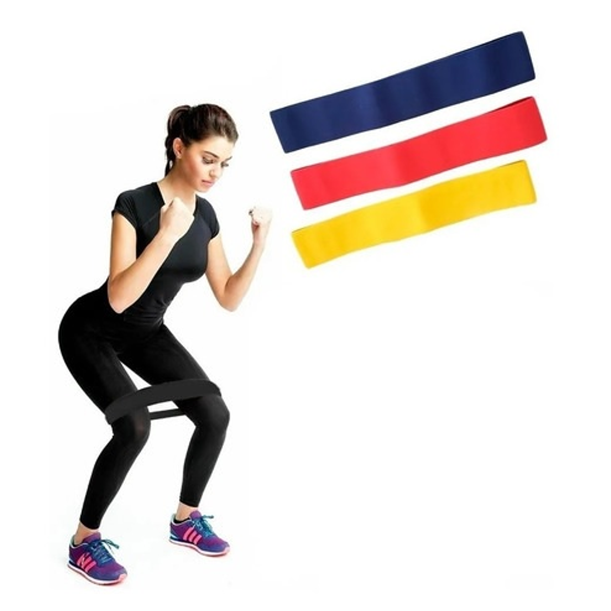 3 Bandas para hacer ejercicio muslos fuertes y tonificar ... | Oropiel