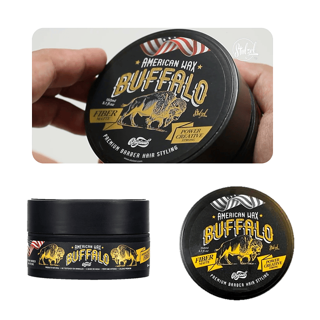 Cera para cabello calidad premium moldeadora capilar fiber w