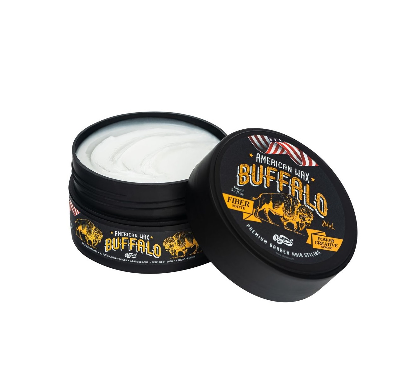 Cera para cabello calidad premium moldeadora capilar fiber w