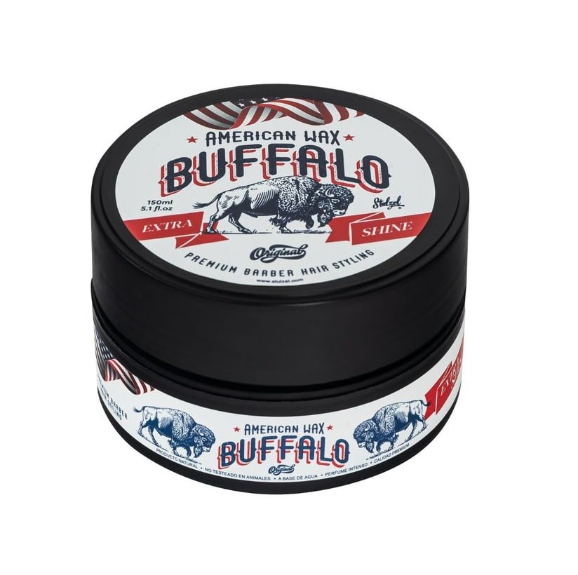 Cera capilar buffalo profesional fijación fuerte y acabado p