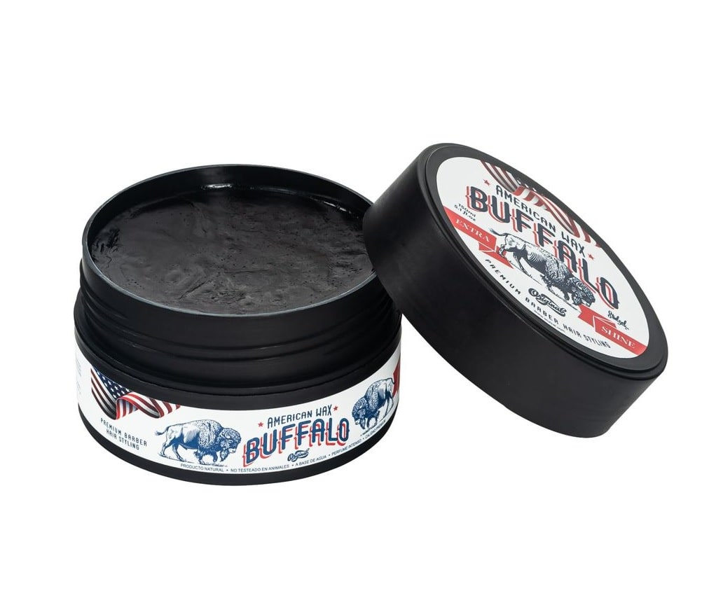 Cera capilar buffalo profesional fijación fuerte y acabado p