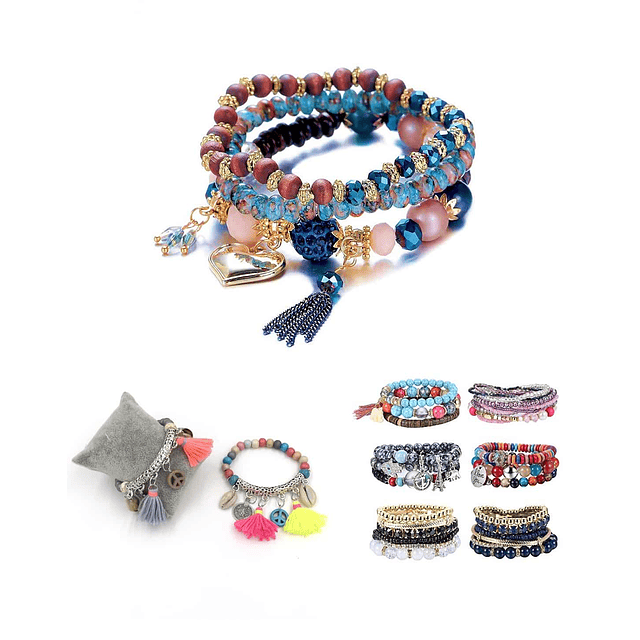 Pulseras bonitas a la moda para mujeres modernas y exclusiva